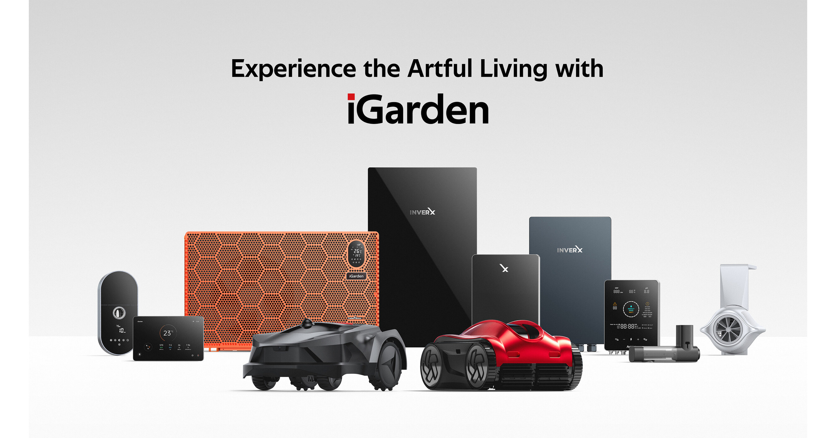 iGarden Debuts TurboX Series Robotic Pool Cleaner and Robotic Lawn Mower