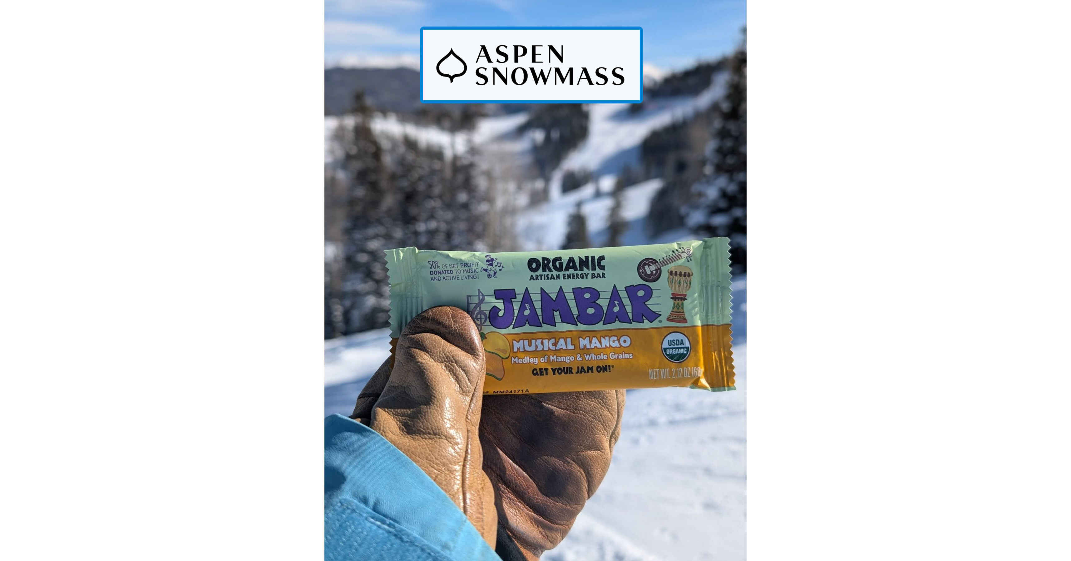 JAMBAR Organic Energy Bars Partners with World Class Ski Resort Aspen ...