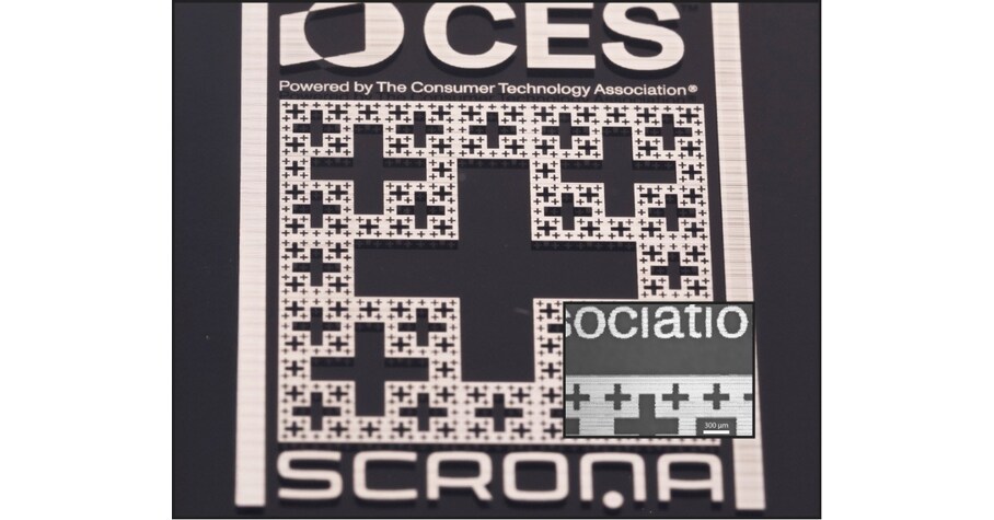 SCRONA Unveils World's First 128-Nozzle EHD Printhead at CES 2025