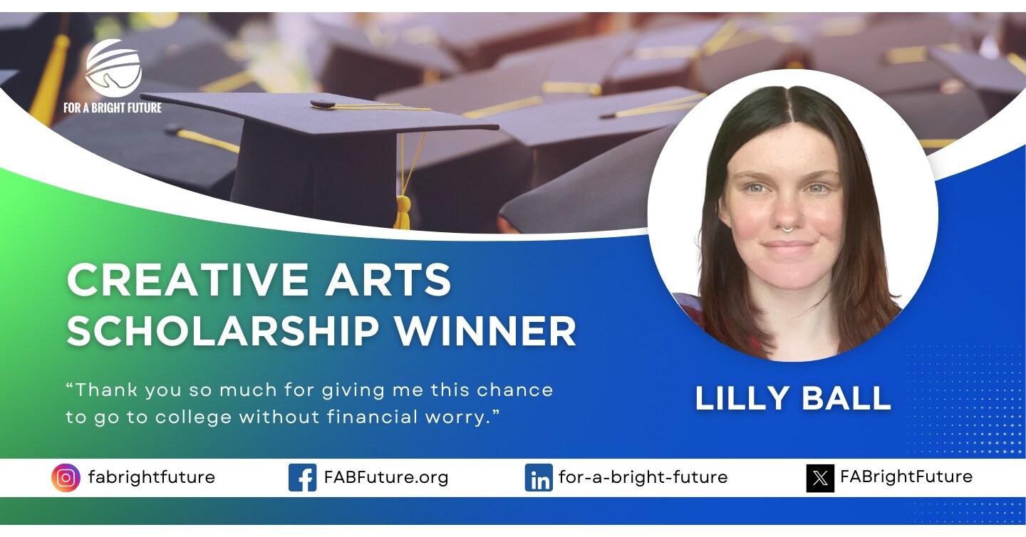 For A Bright Future Foundation Reveals Creative Arts Scholarship Winners