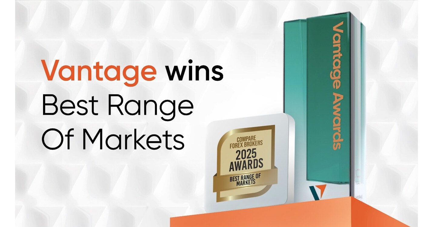 Vantage Markets Wins "Best Range of Markets" Award from Compare Forex Brokers 2025