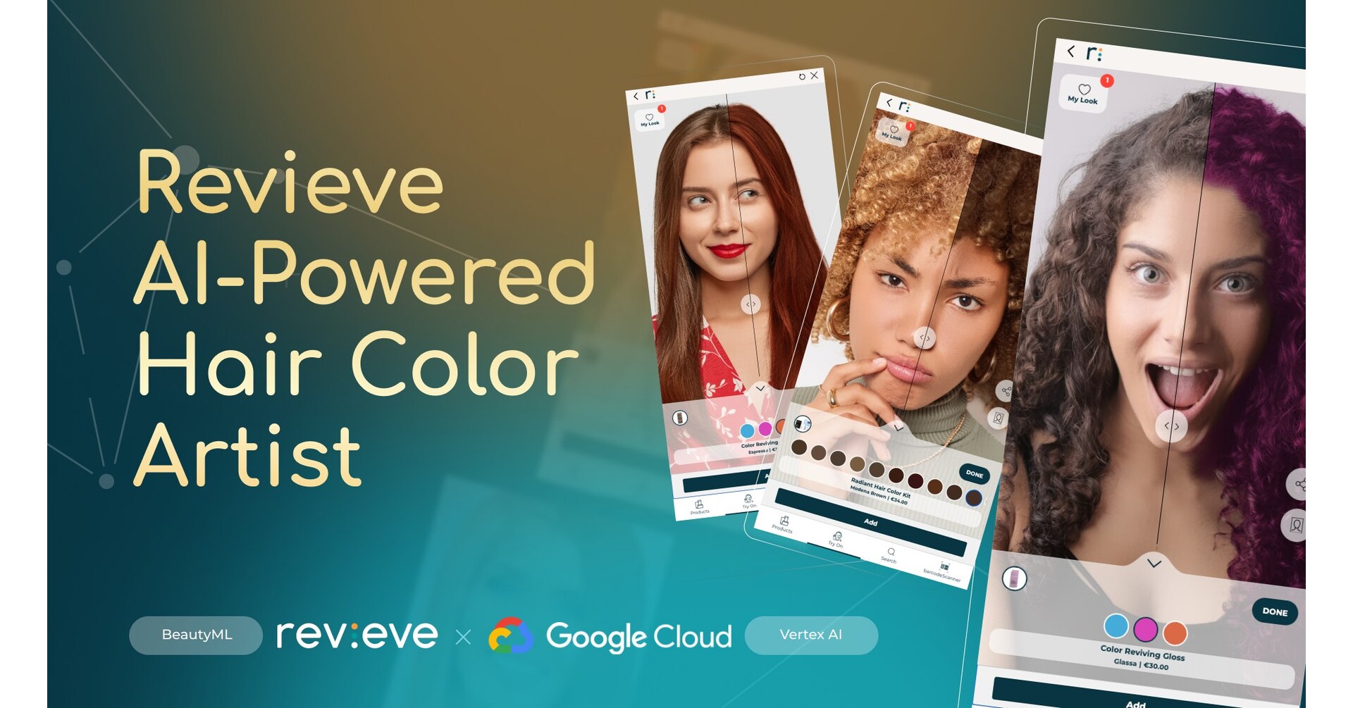 Revieve Unveils Hair Color Artist: Redefining Virtual Hair Color Try-On ...