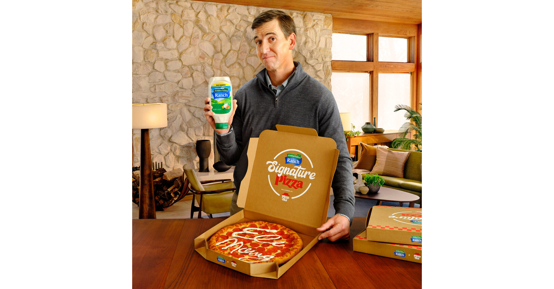 Hidden Valley Ranch Teams Up with Pizza Hut and Eli Manning to Launch ...