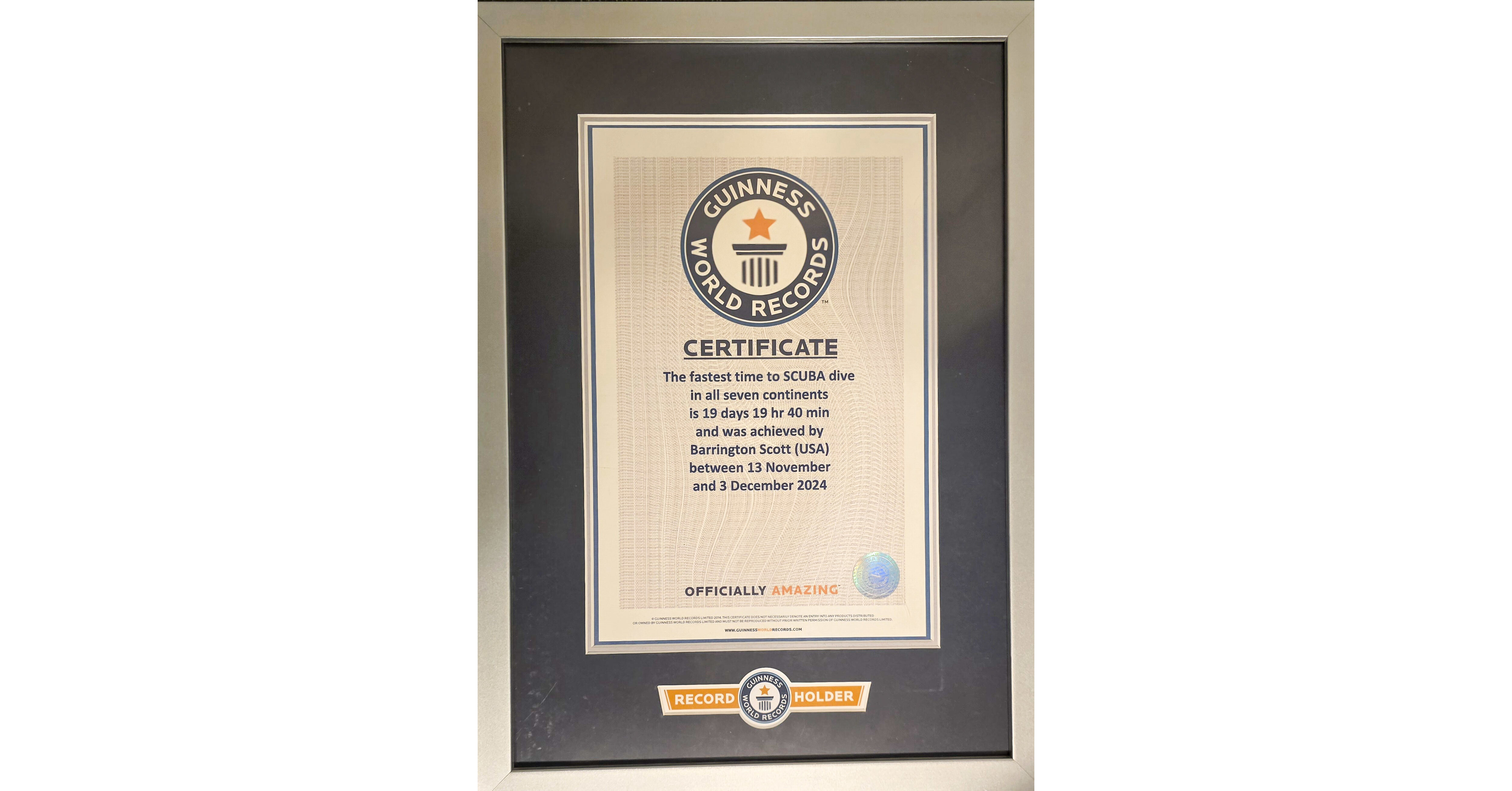 Breaking Barriers and Records: Marine Veteran Barrington Scott Sets ...