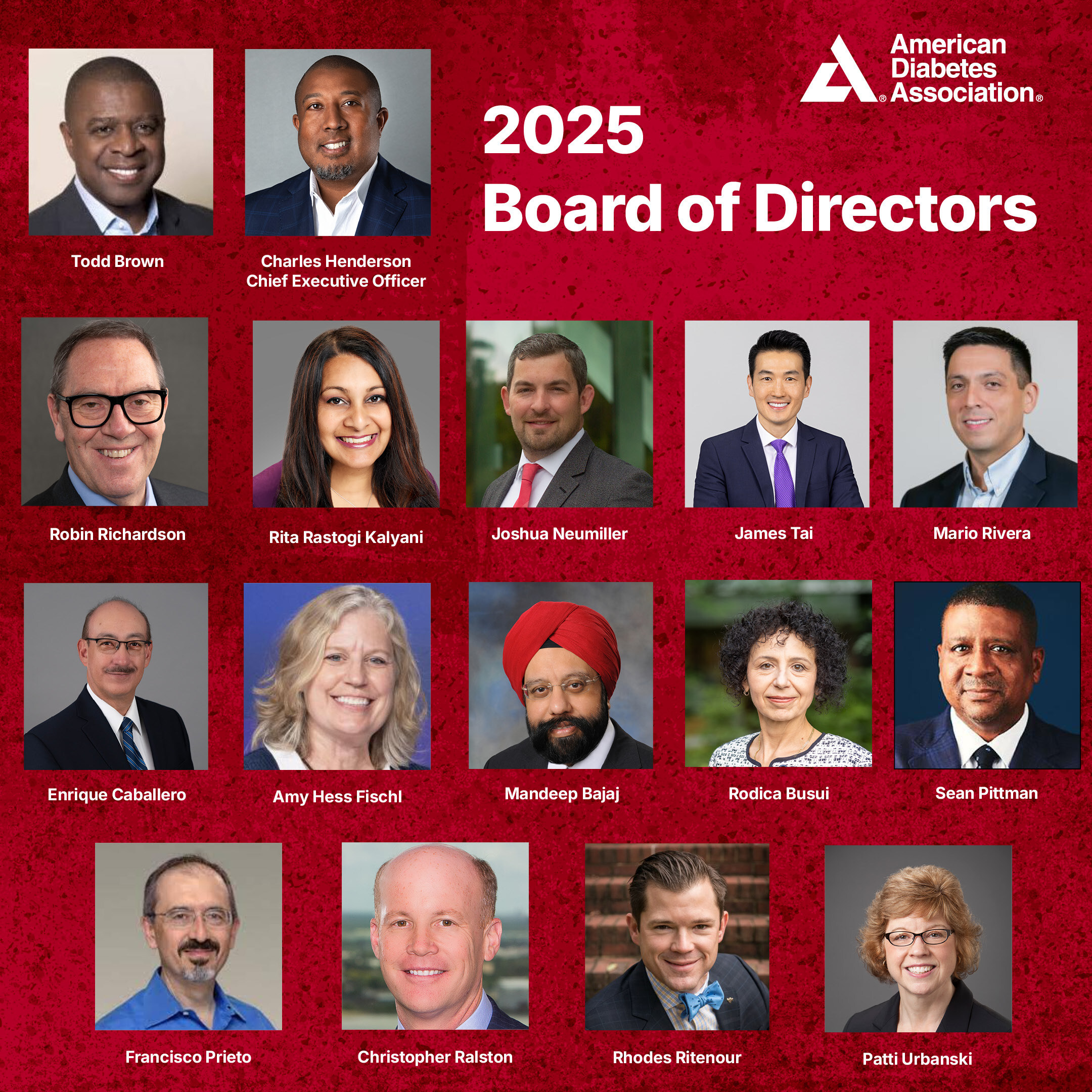 The American Diabetes Association Welcomes 2025 Principal Officers and ...