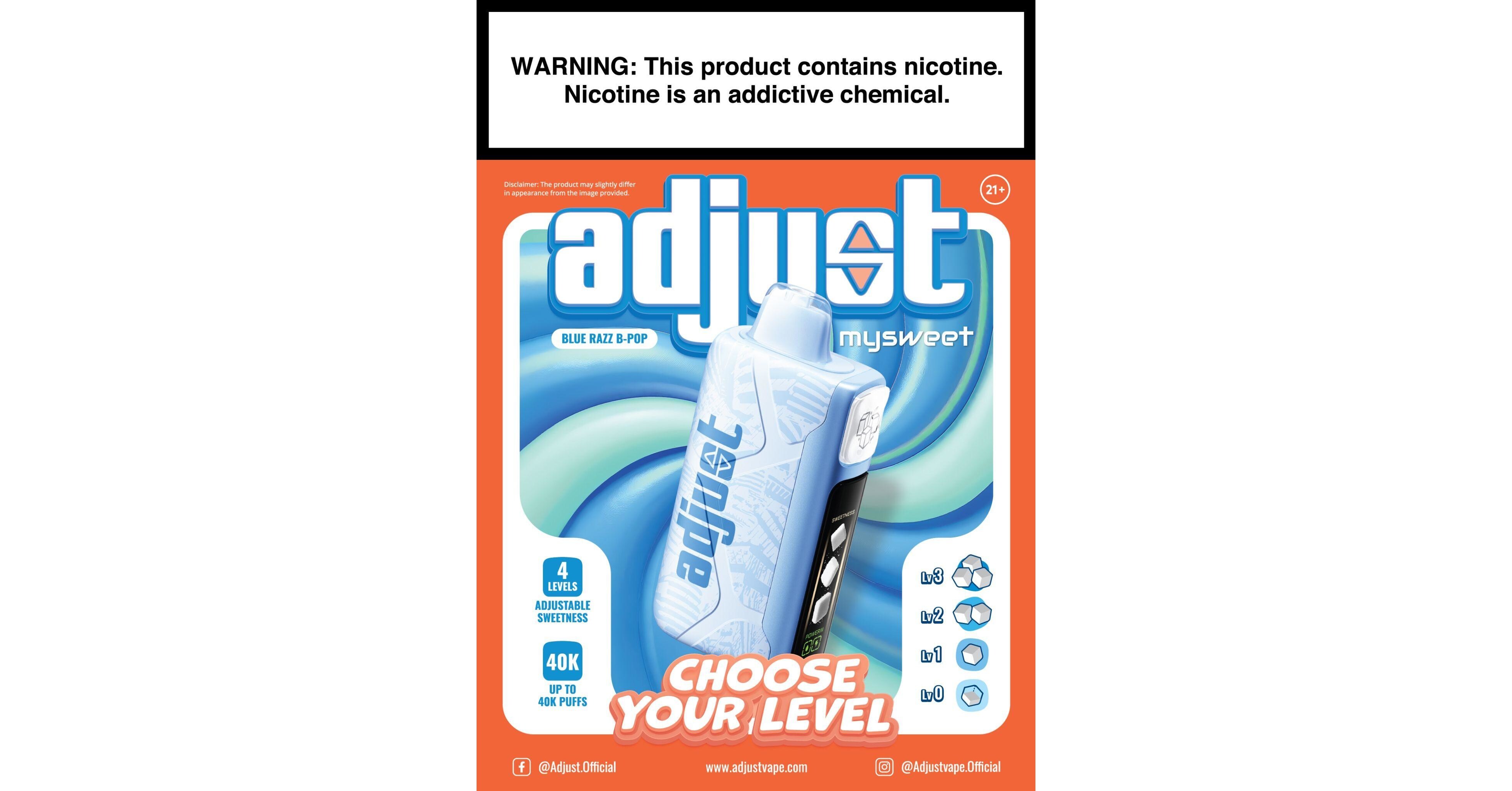 Adjust brings two all-new adjustable vapes