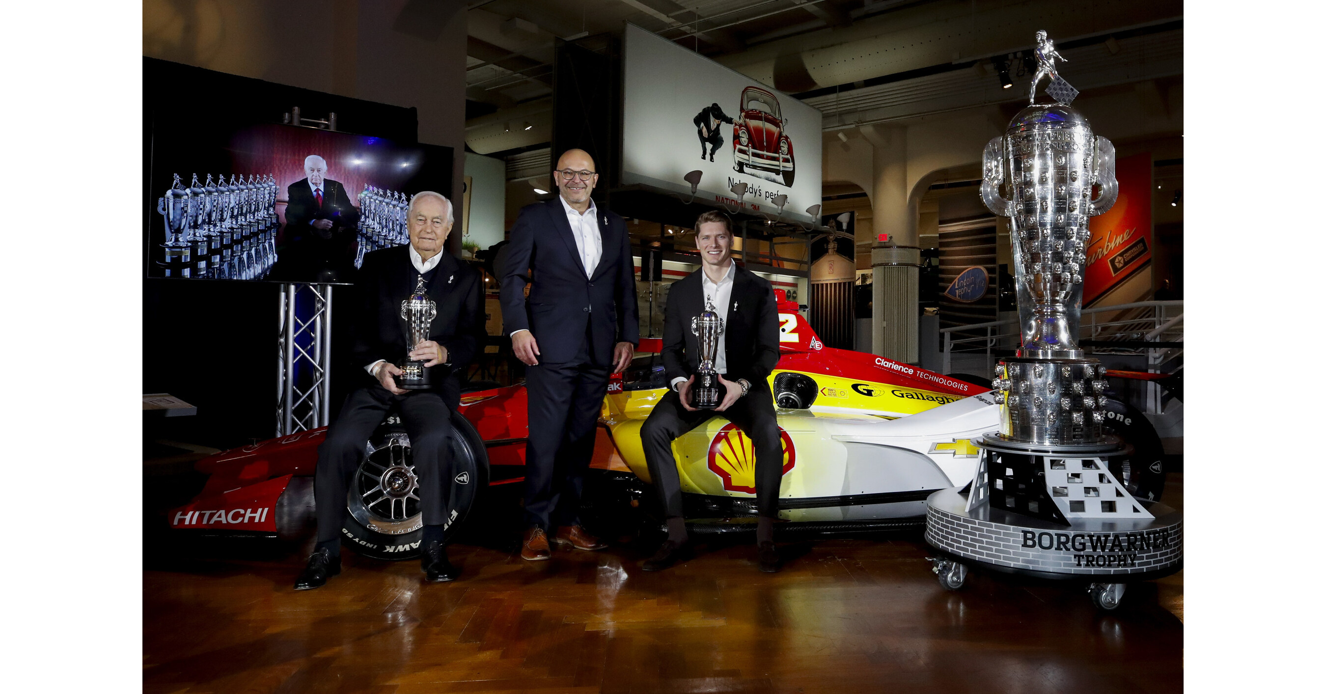 BorgWarner Awards Baby Borg Trophies to Josef Newgarden and Roger ...