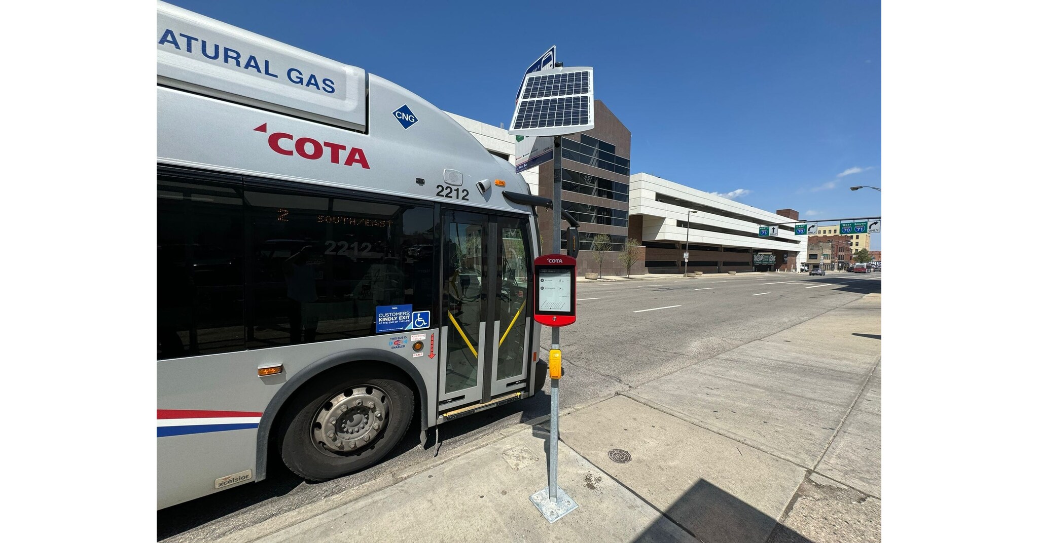 One year on: COTA modernises transit stops with Papercast e-paper ...