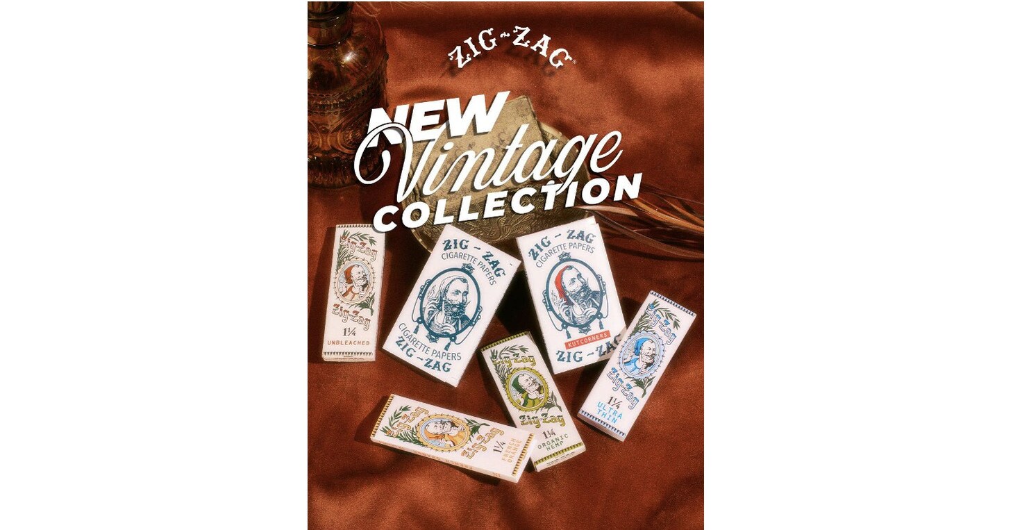 Zig-Zag® Launches Limited Edition Vintage Collection Rolling Papers