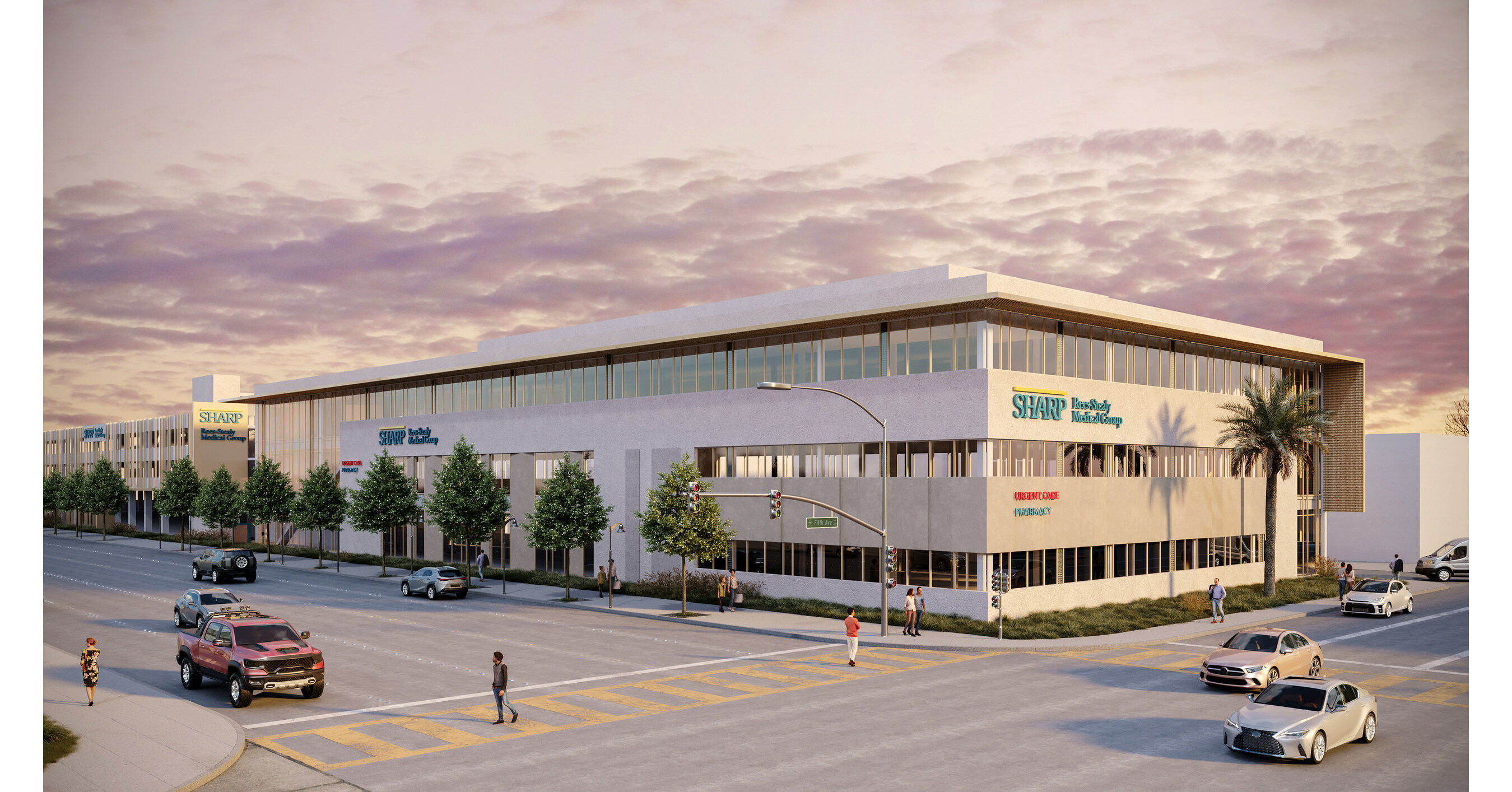 PMB and Sharp Rees-Stealy celebrate the steel topping-out on a 75,000 ...