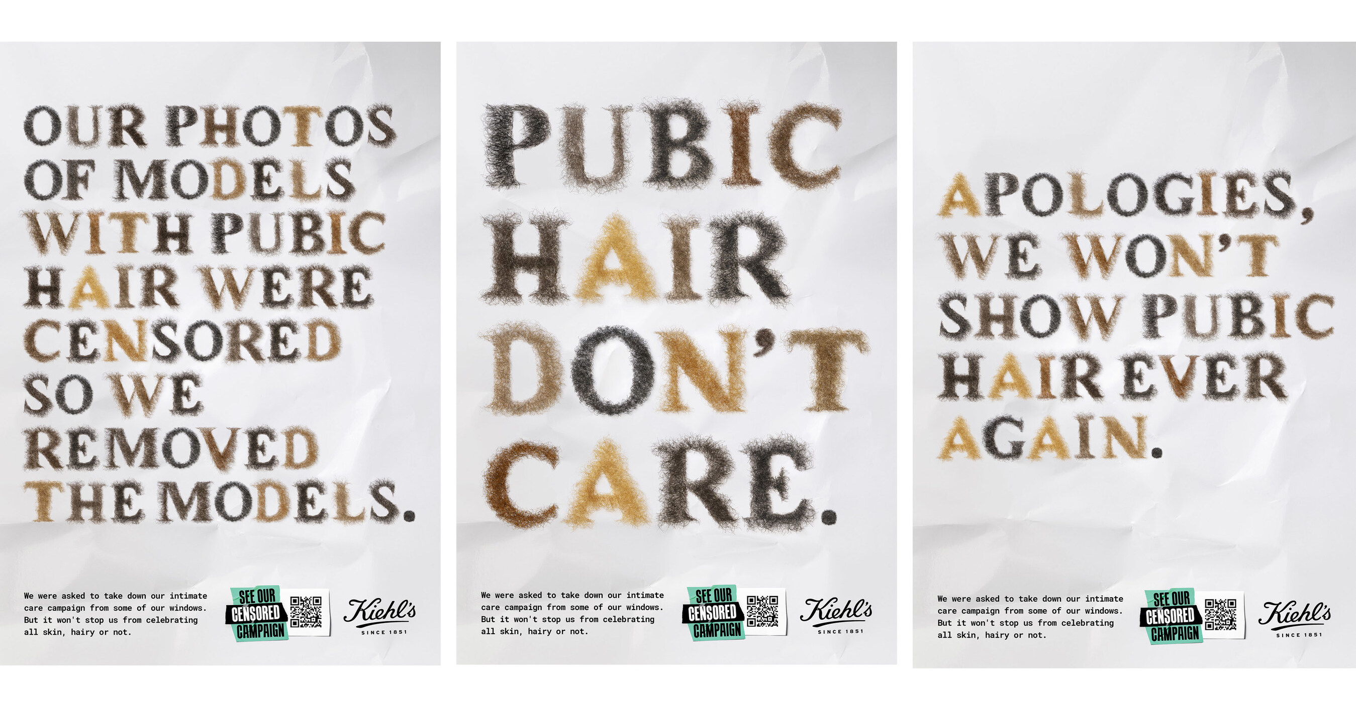 KIEHL'S INTRODUCES "PUBIC DISPLAY TYPE": A GROUNDBREAKING FONT DESIGNED ...