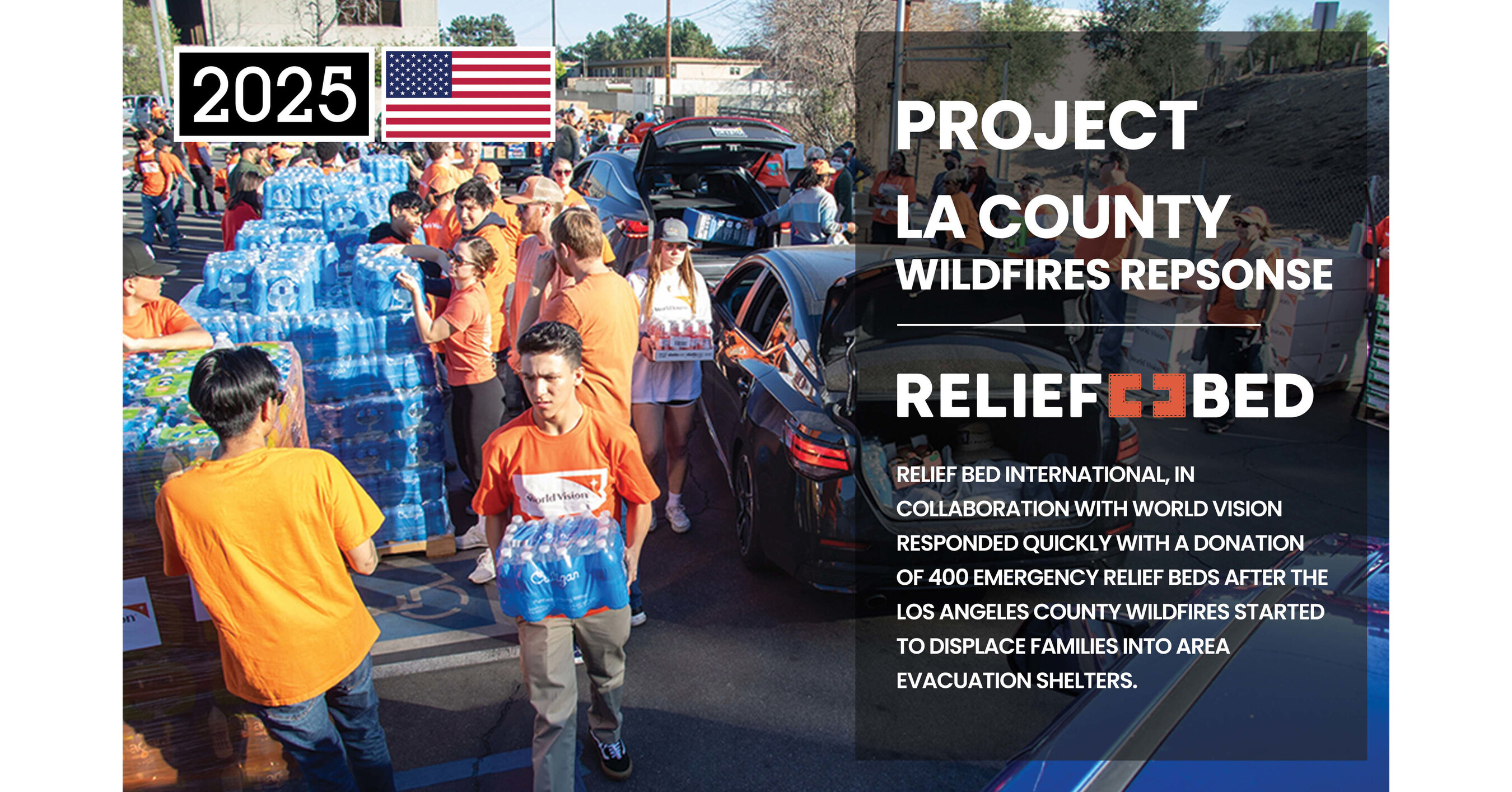 Relief Bed International Donates 400 Emergency Relief Beds To Assist ...