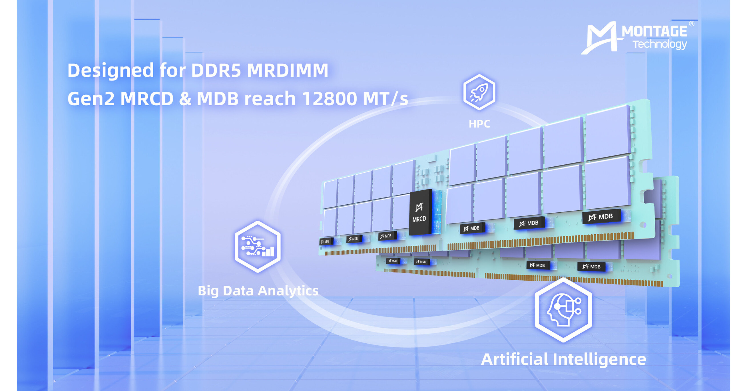 Montage Technology Delivers Gen2 MRCD & MDB Engineering Samples for DDR5 MRDIMM