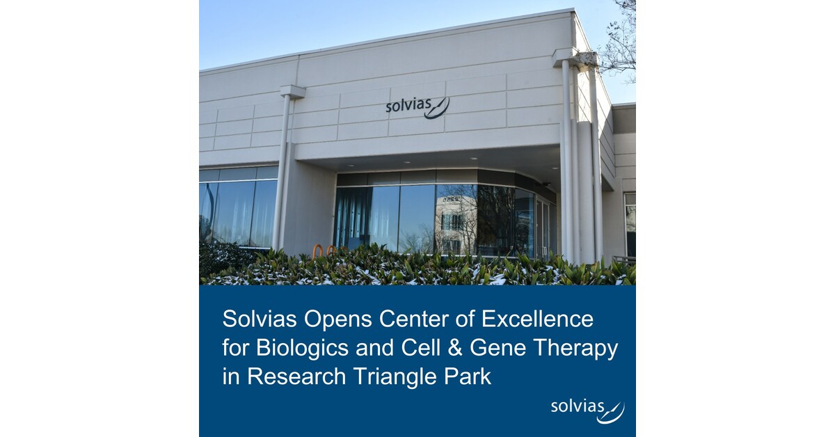 Solvias Opens Center of Excellence for Biologics and Cell & Gene ...