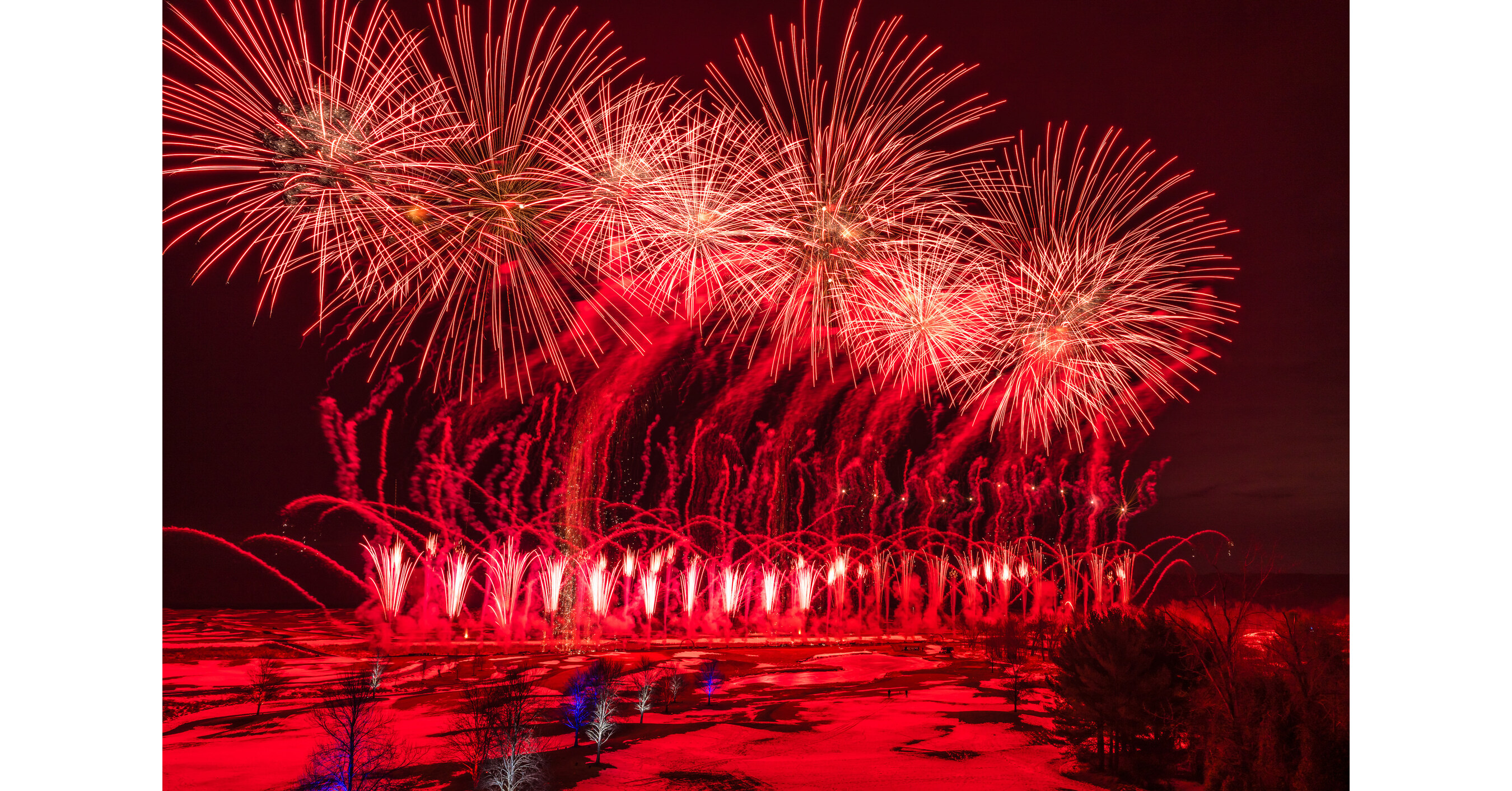 Pyrotecnico Delivers Spectacular Fireworks for Historic Presidential Event