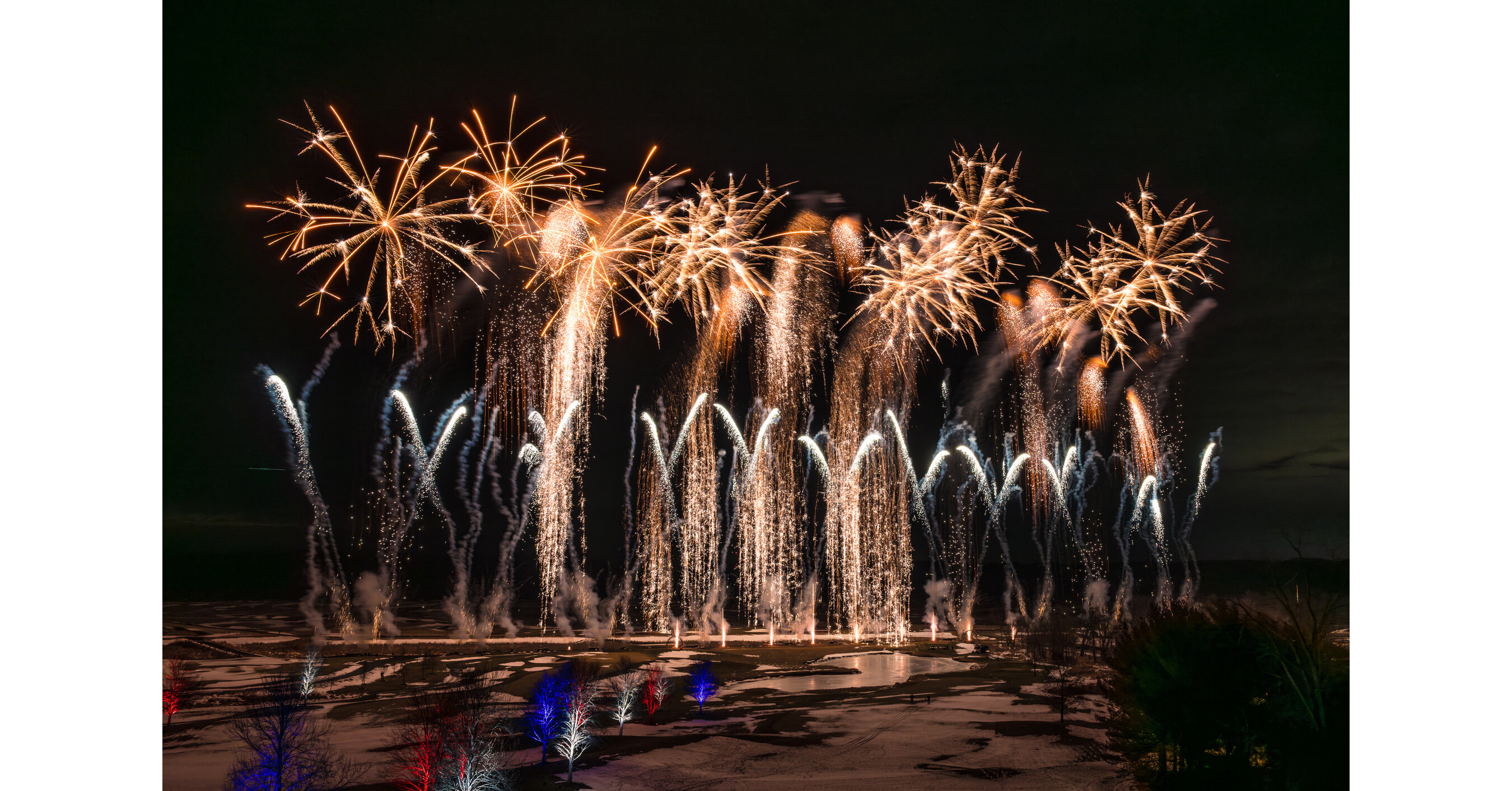 Pyrotecnico Delivers Spectacular Fireworks for Historic Presidential Event