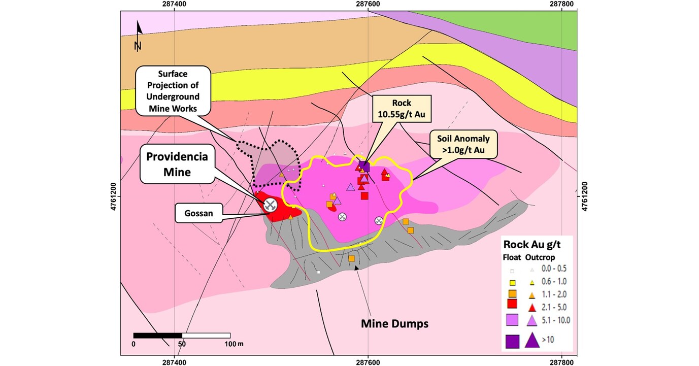 PAN GLOBAL SAMPLES UP TO 24.3 G/T GOLD AND 16.2% COPPER IN SOILS AT THE ...