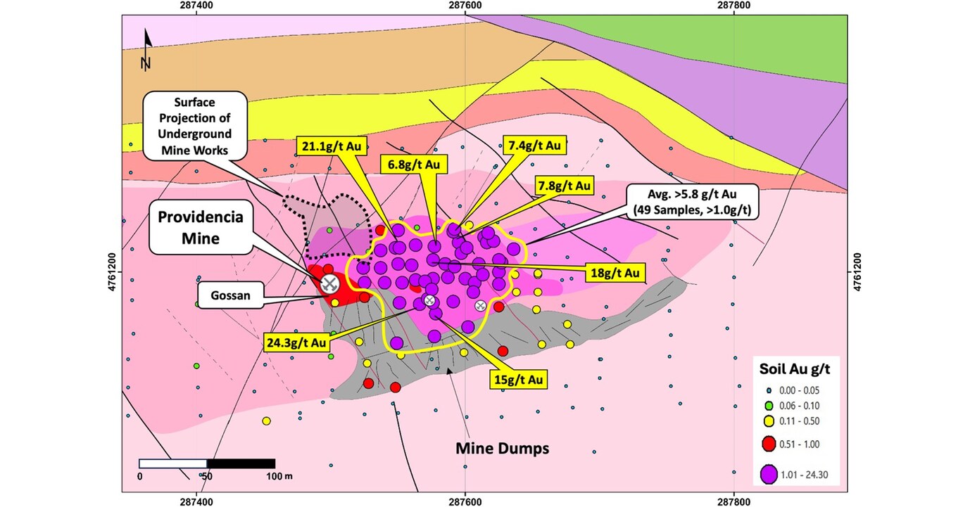 PAN GLOBAL SAMPLES UP TO 24.3 G/T GOLD AND 16.2% COPPER IN SOILS AT THE ...