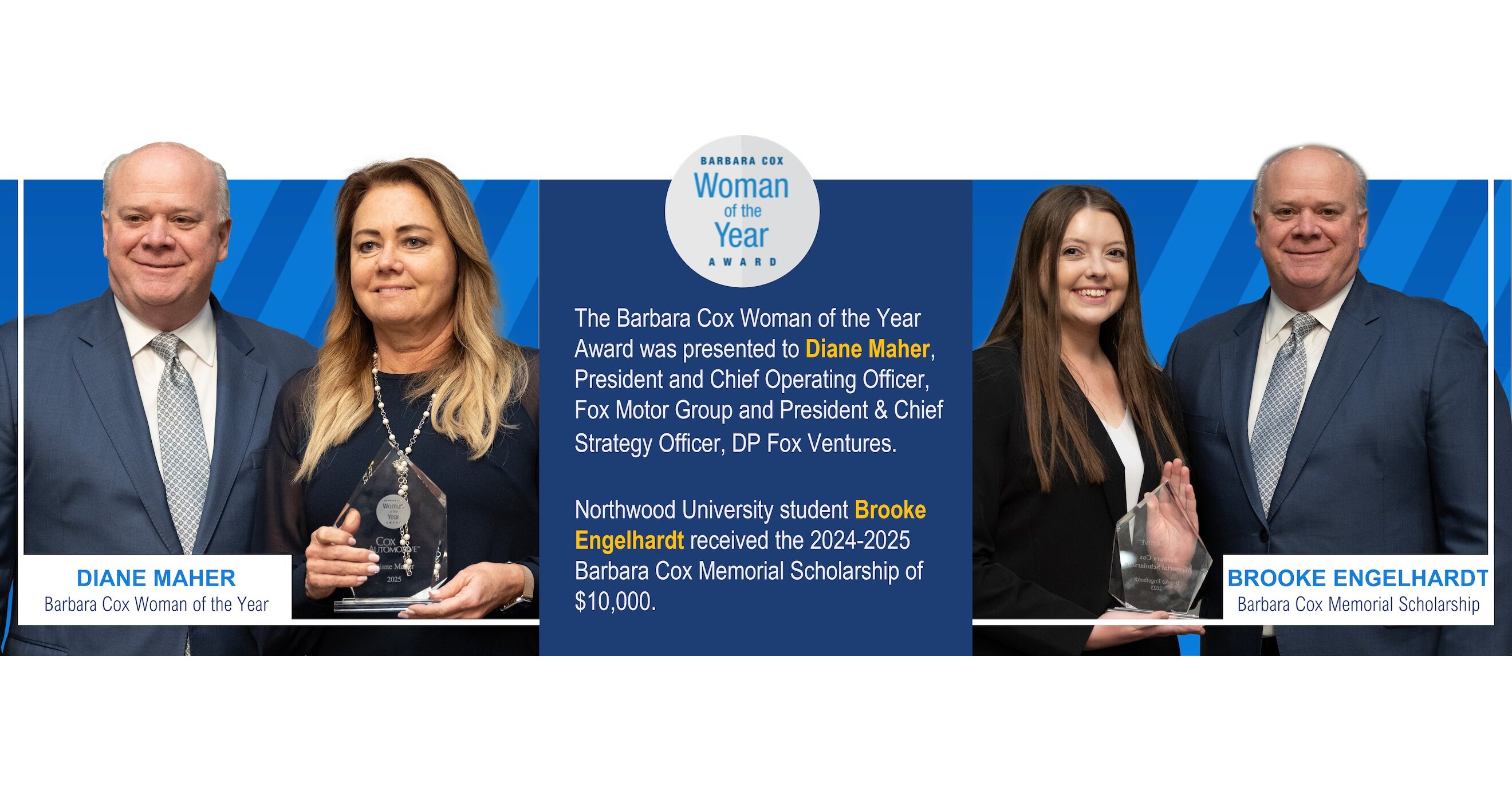 Cox Automotive Presents Diane Maher with 2025 Barbara Cox Woman of the ...