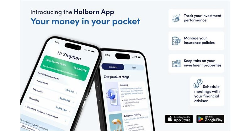 Holborn Assets推出全新應用程式，以優化財富管理