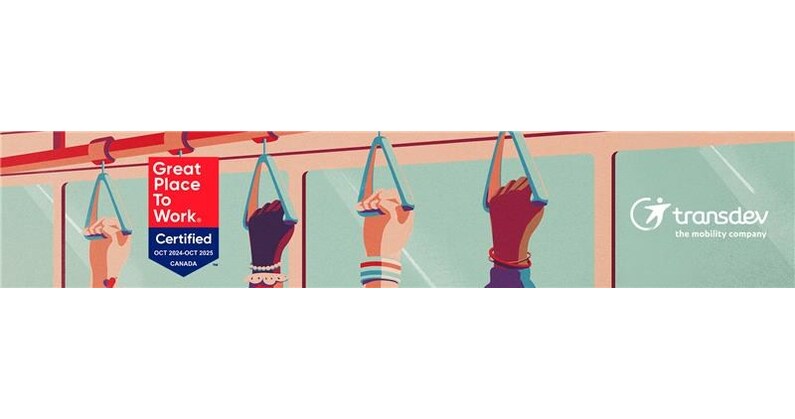 TRANSDEV CANADA RECEIVES "GREAT PLACE TO WORK®" CERTIFICATION FOR THE ...