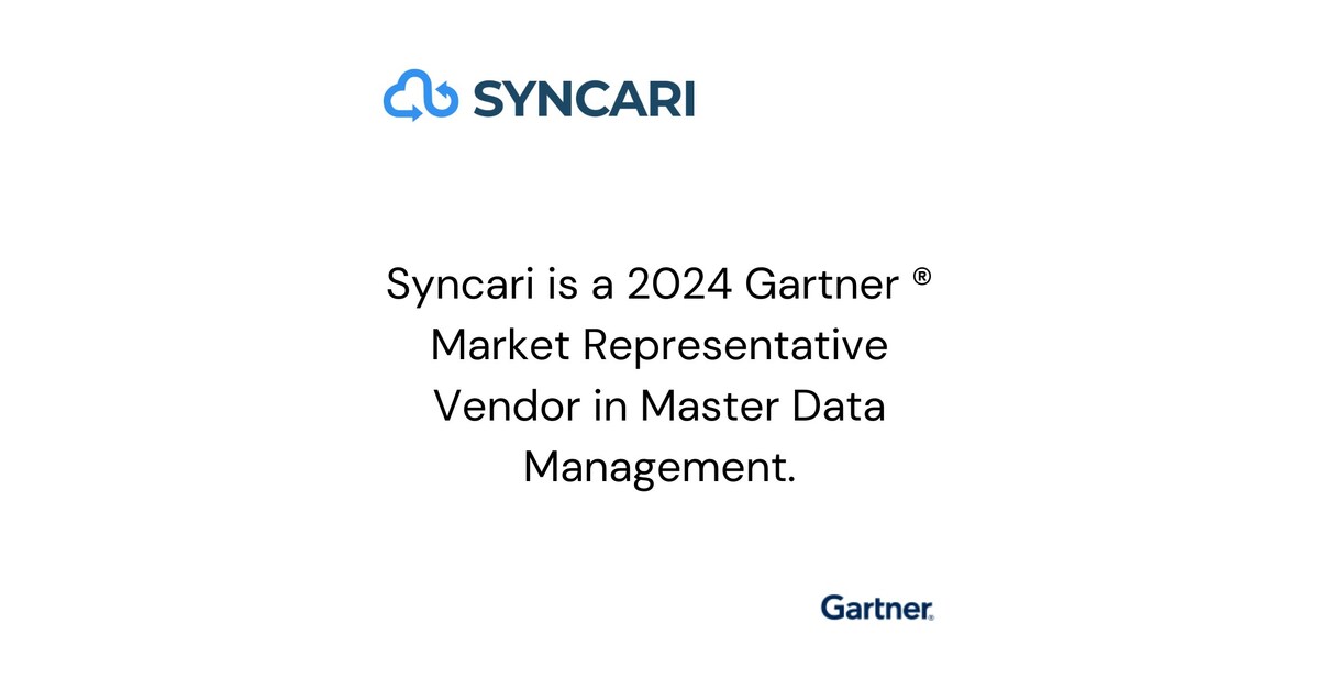 Syncari Named as a Representative Vendor in the 2024 Gartner® Market ...