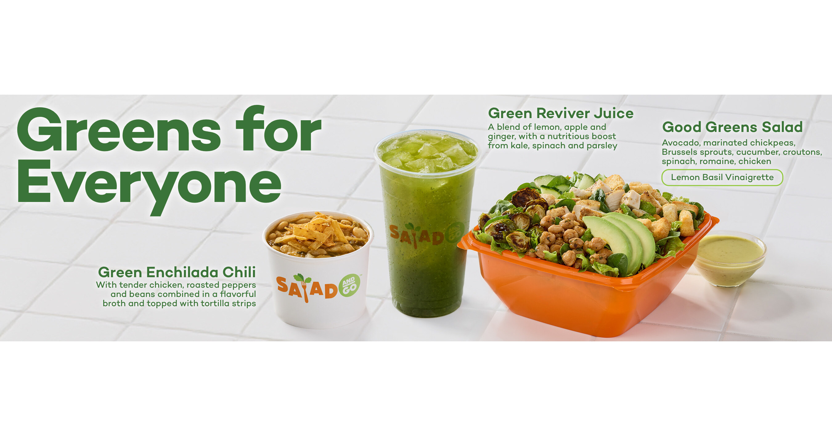 Salad and Go Launches New "Greens for Everyone" Seasonal Menu