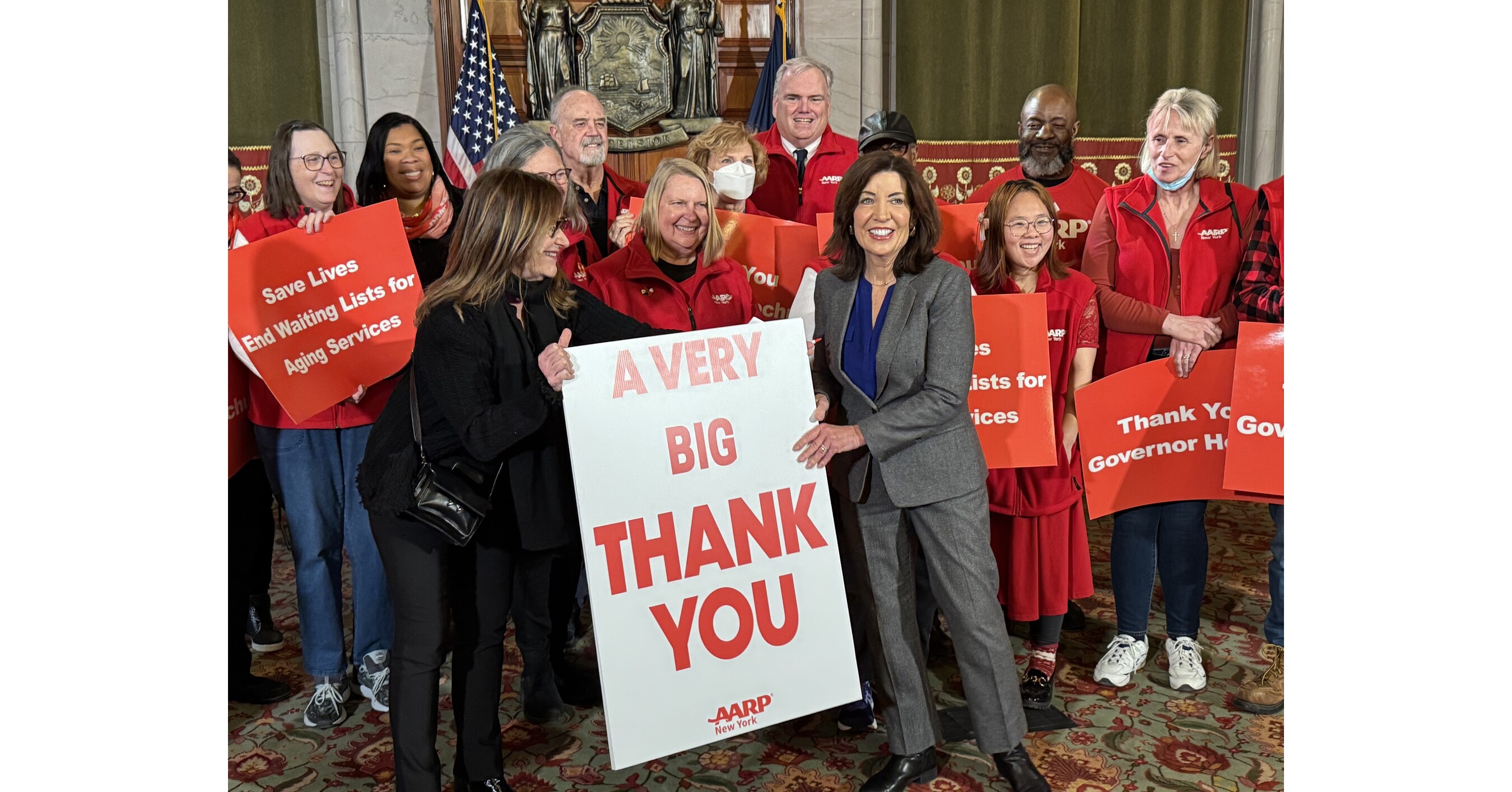 AARP NY Members to Governor Hochul: Thank You for Adding $45M for Aging ...