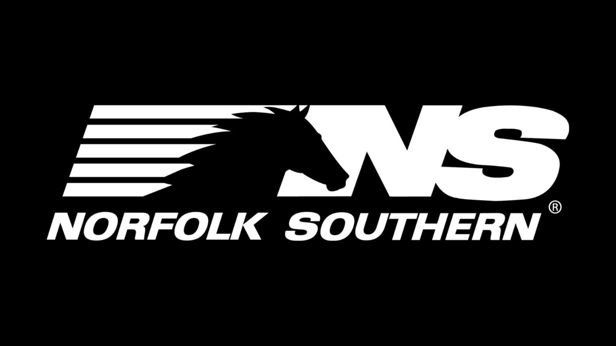 Norfolk Southern Logo Front Norfolk Southern NS Logo On Freight Car In