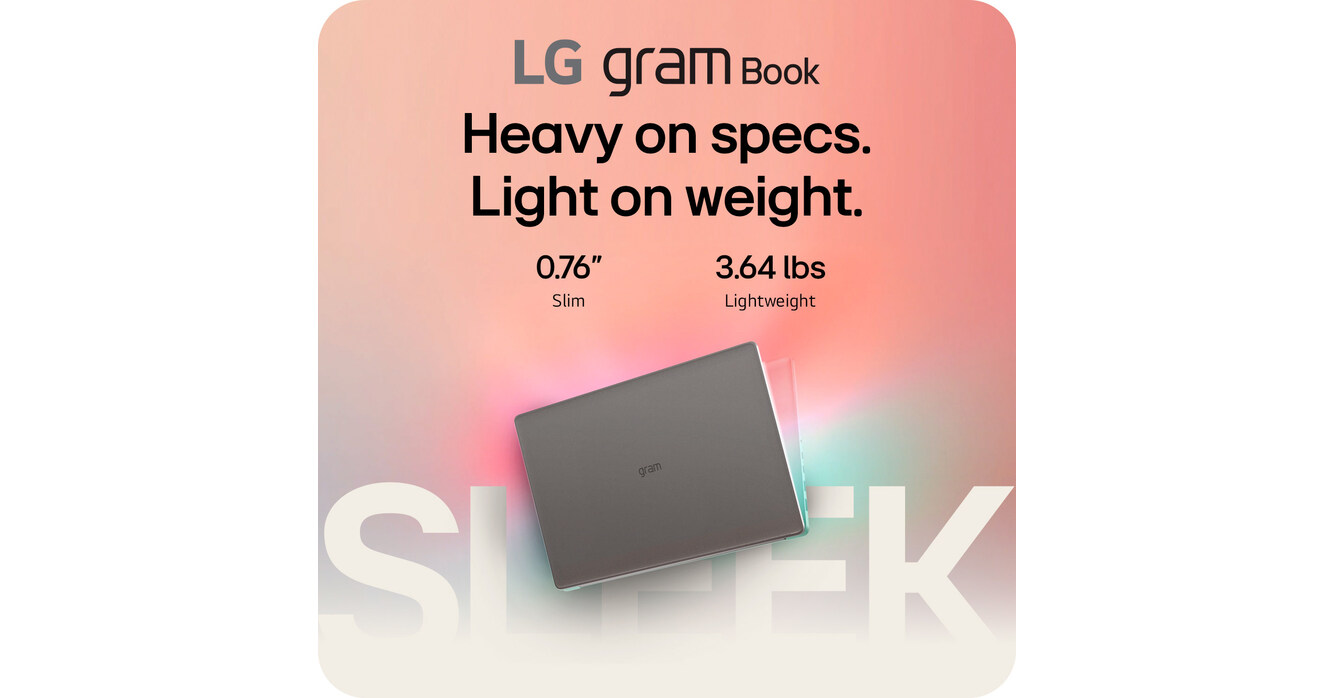 LG ANNOUNCES US PRICING & AVAILABILITY OF NEW GRAM BOOK LAPTOP