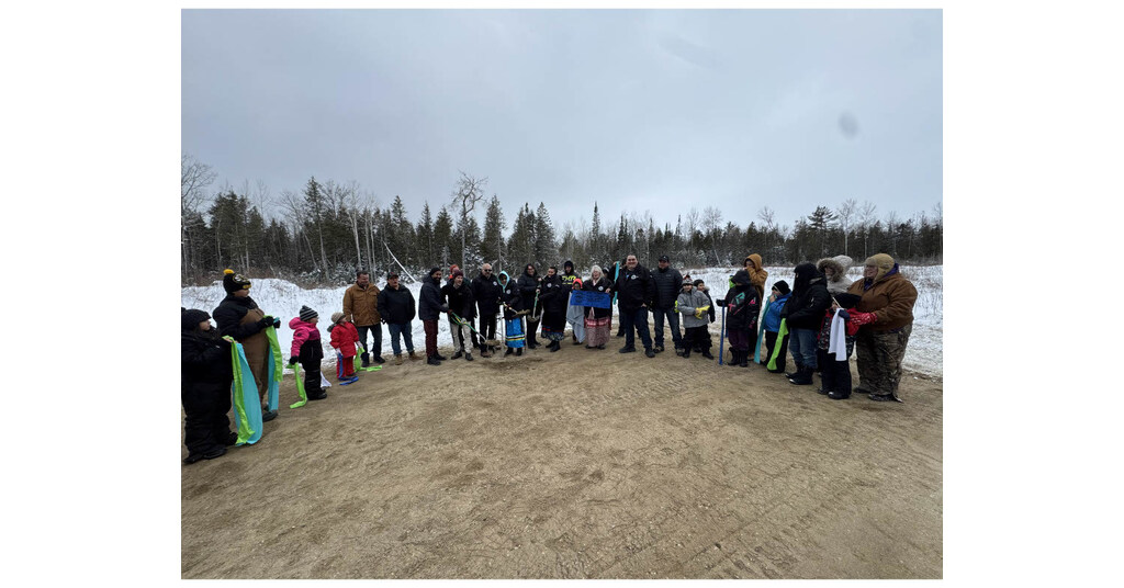 Zhiibaahaasing First Nation celebrates groundbreaking of new water ...