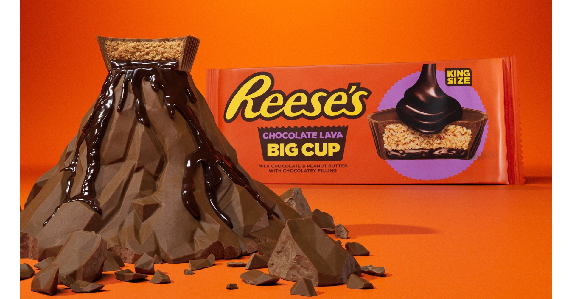 Reese's Fans Scream 'It's Lava Time, Baby!' for Big Game Ad