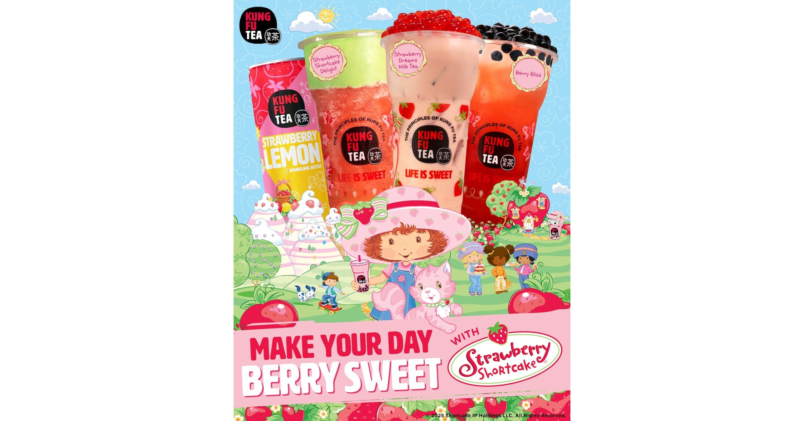 KUNG FU TEA GETS "BERRY" SWEET WITH STRAWBERRY SHORTCAKE!
