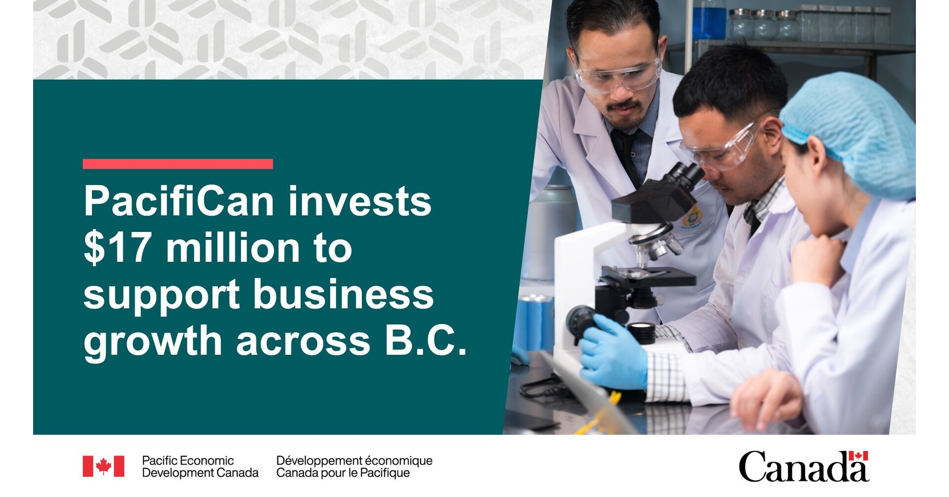 PacifiCan invests $17 million to support business growth across B.C.