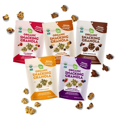 Go Raw Launches New Organic Snacking Granola: Bigger Clusters, Better ...