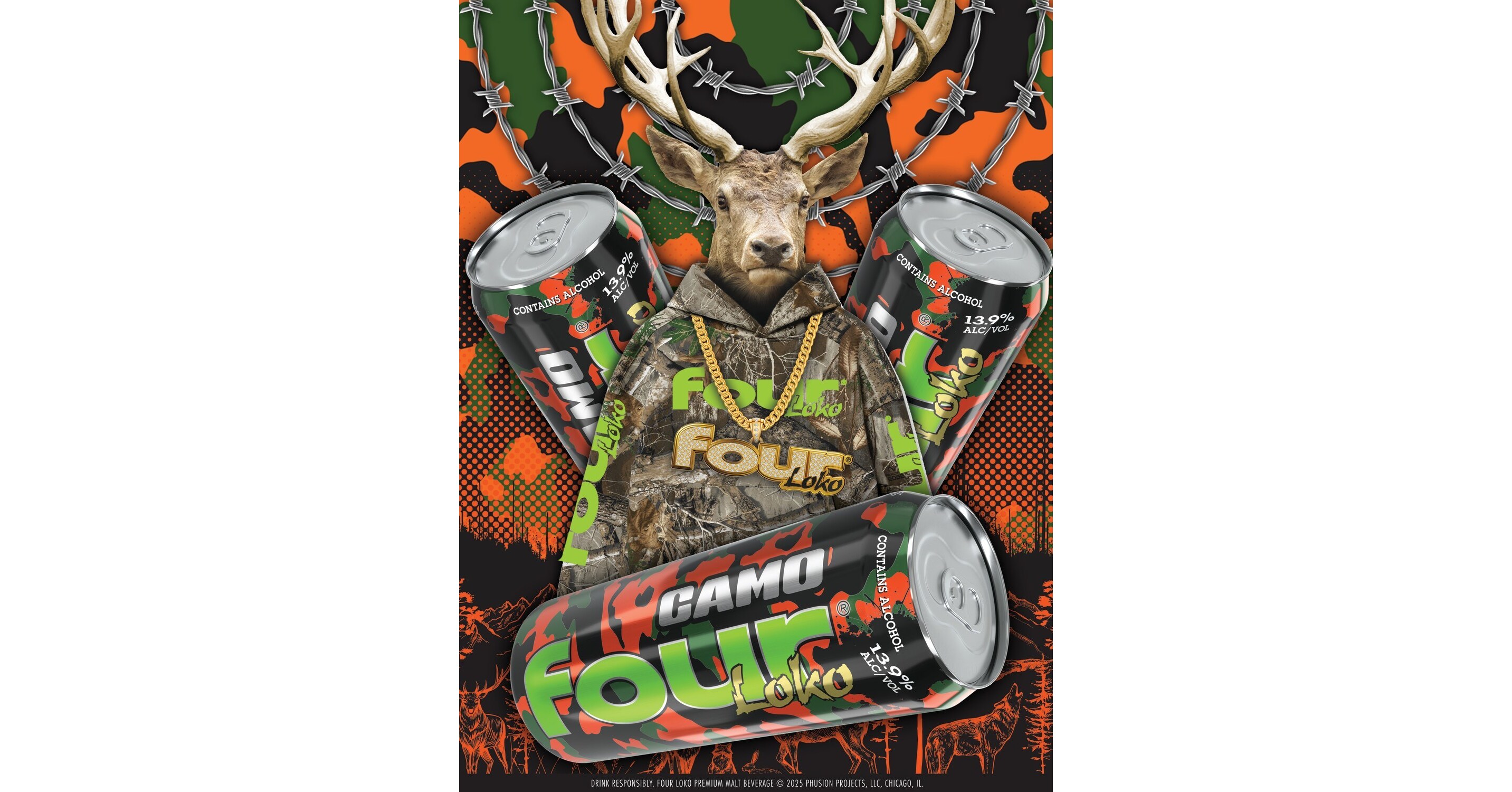 FOUR LOKO GOES WILD IN NEW CAMPAIGN; INTRODUCES CAMO FLAVOR FOR 2025 ...
