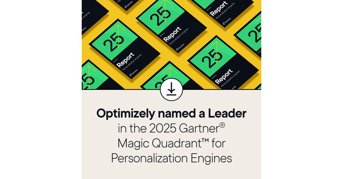 Optimizely Named a Leader in the 2025 Gartner® Magic Quadrant™ for Personalization Engines