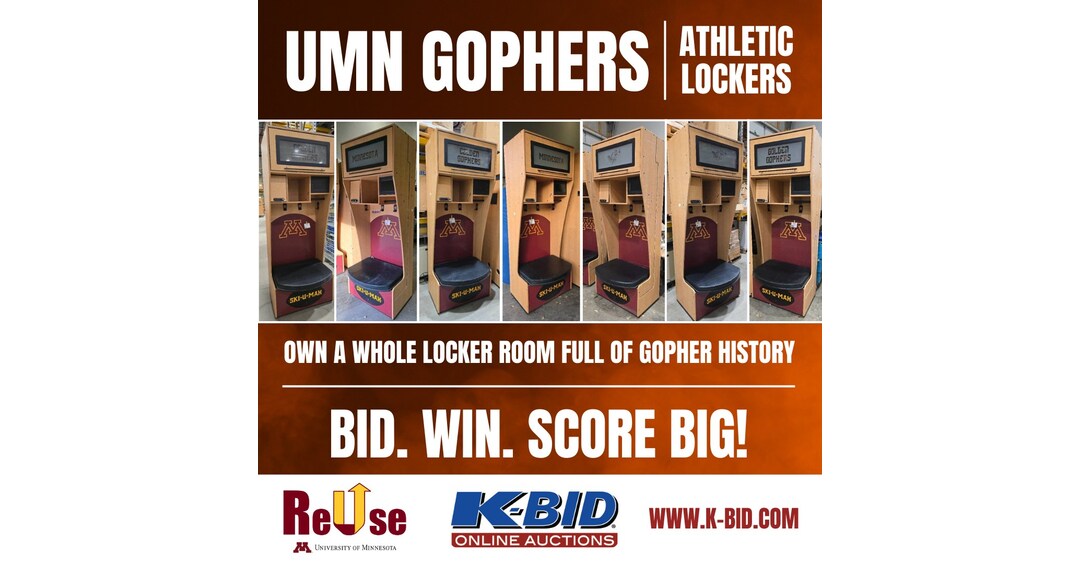 Exclusive Auction of University of Minnesota Athlete Lockers, Giving ...