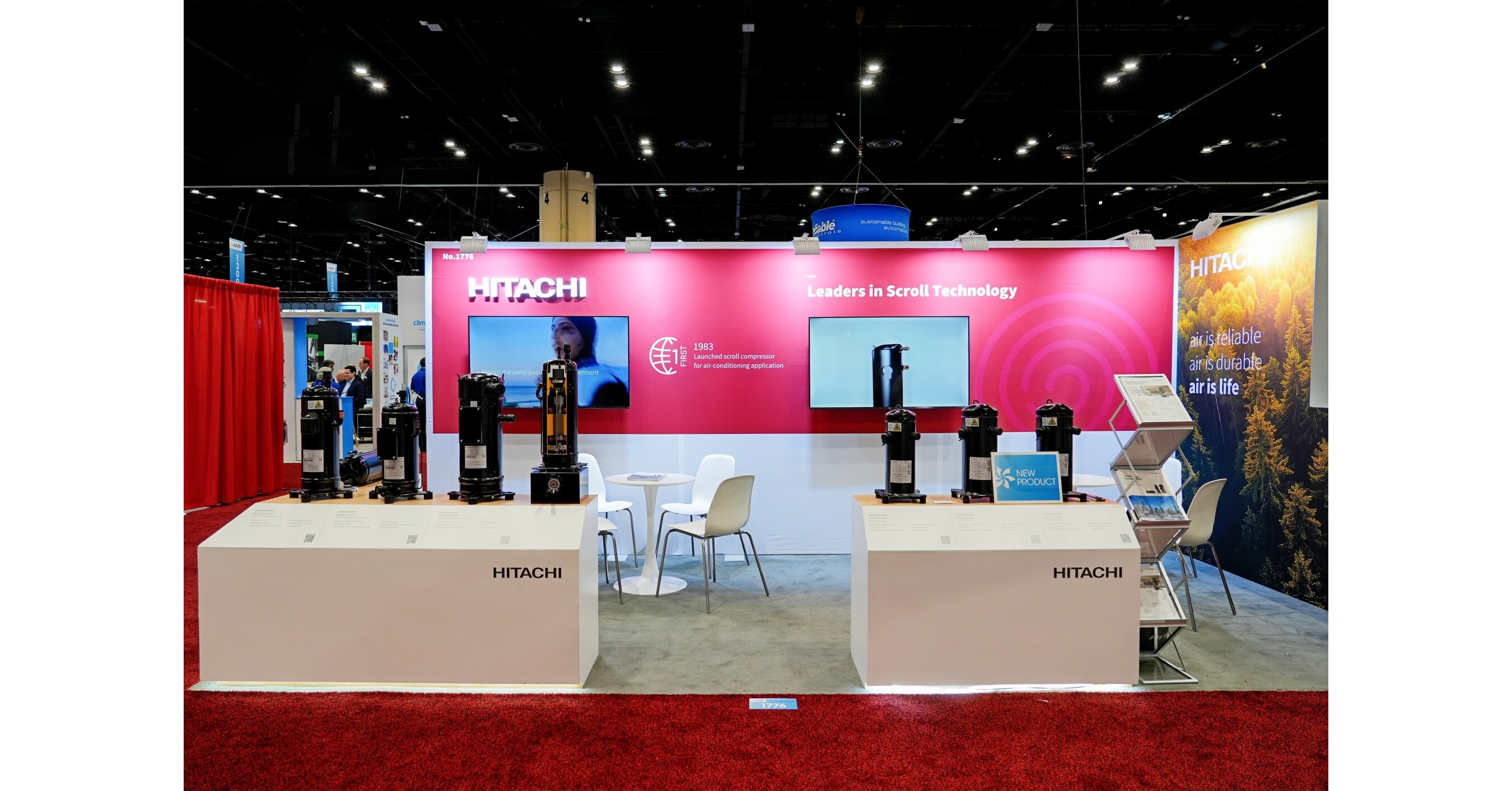 Hitachi Scroll Compressor Showcases Innovative Low-Side Scroll ...