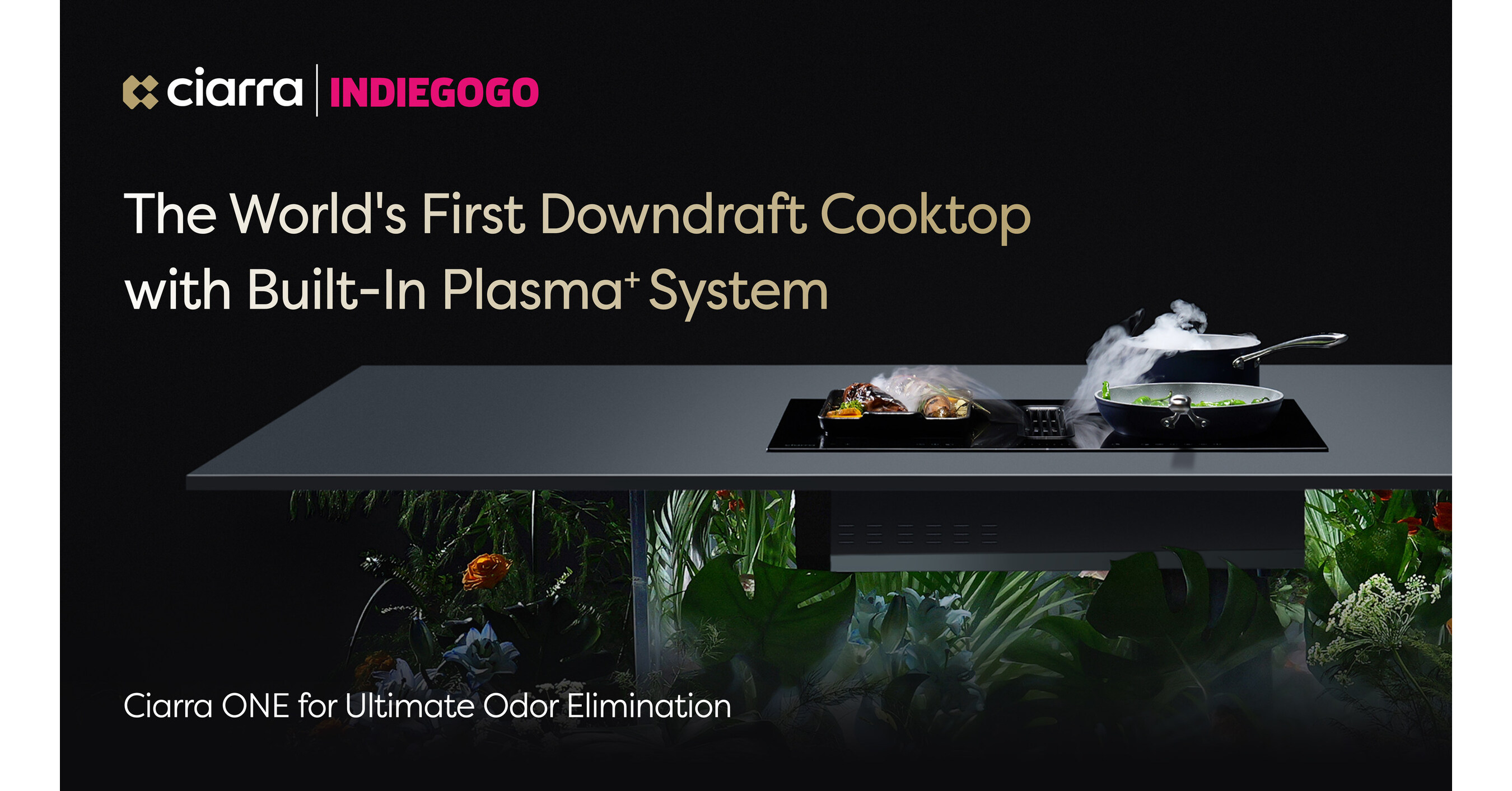 Ciarra ONE: The World's Thinnest Downdraft Cooktop with the First Built ...