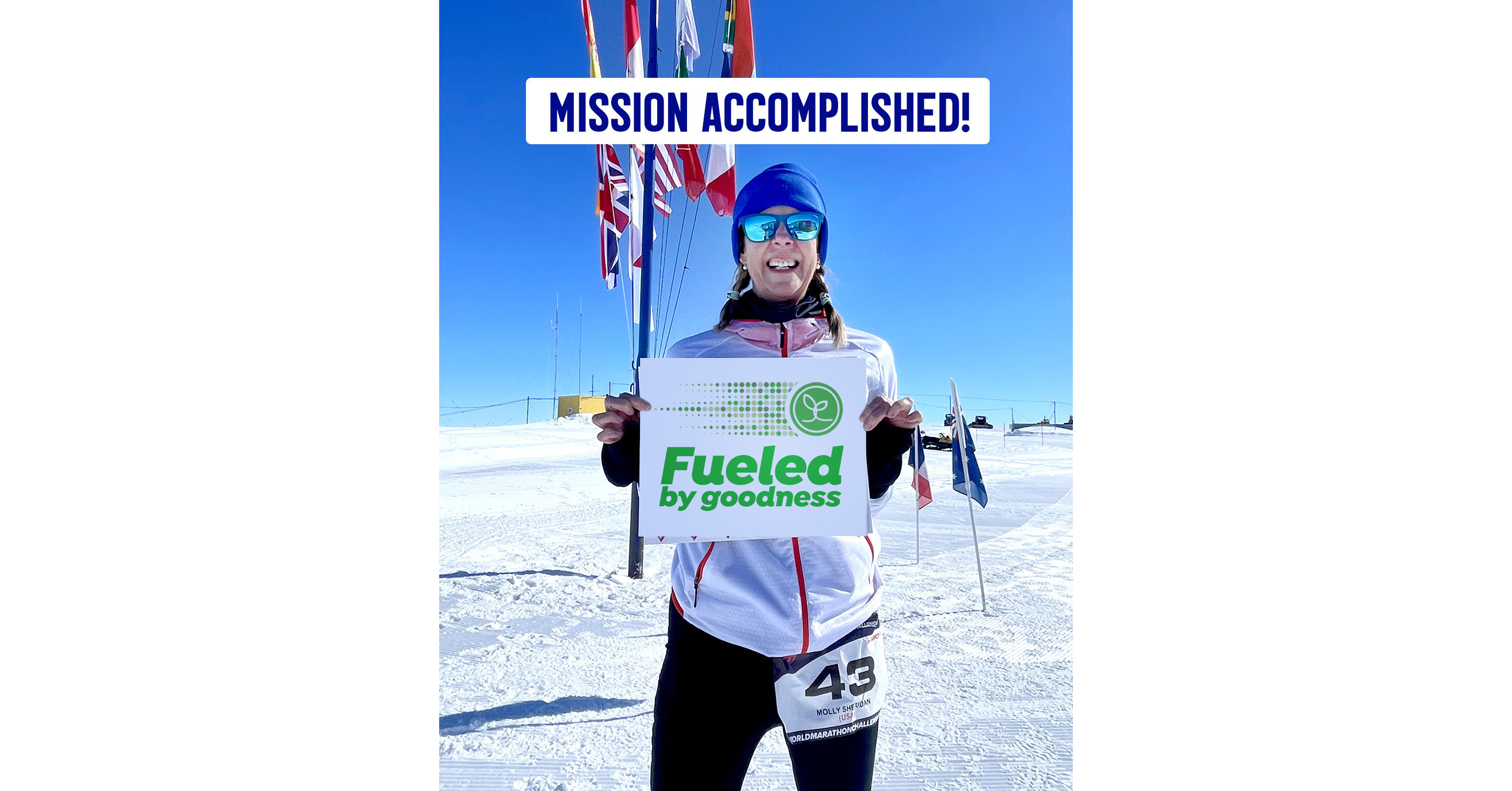 Touchstone Essentials' Ambassador Molly Sheridan Conquers 2025 World Marathon Challenge