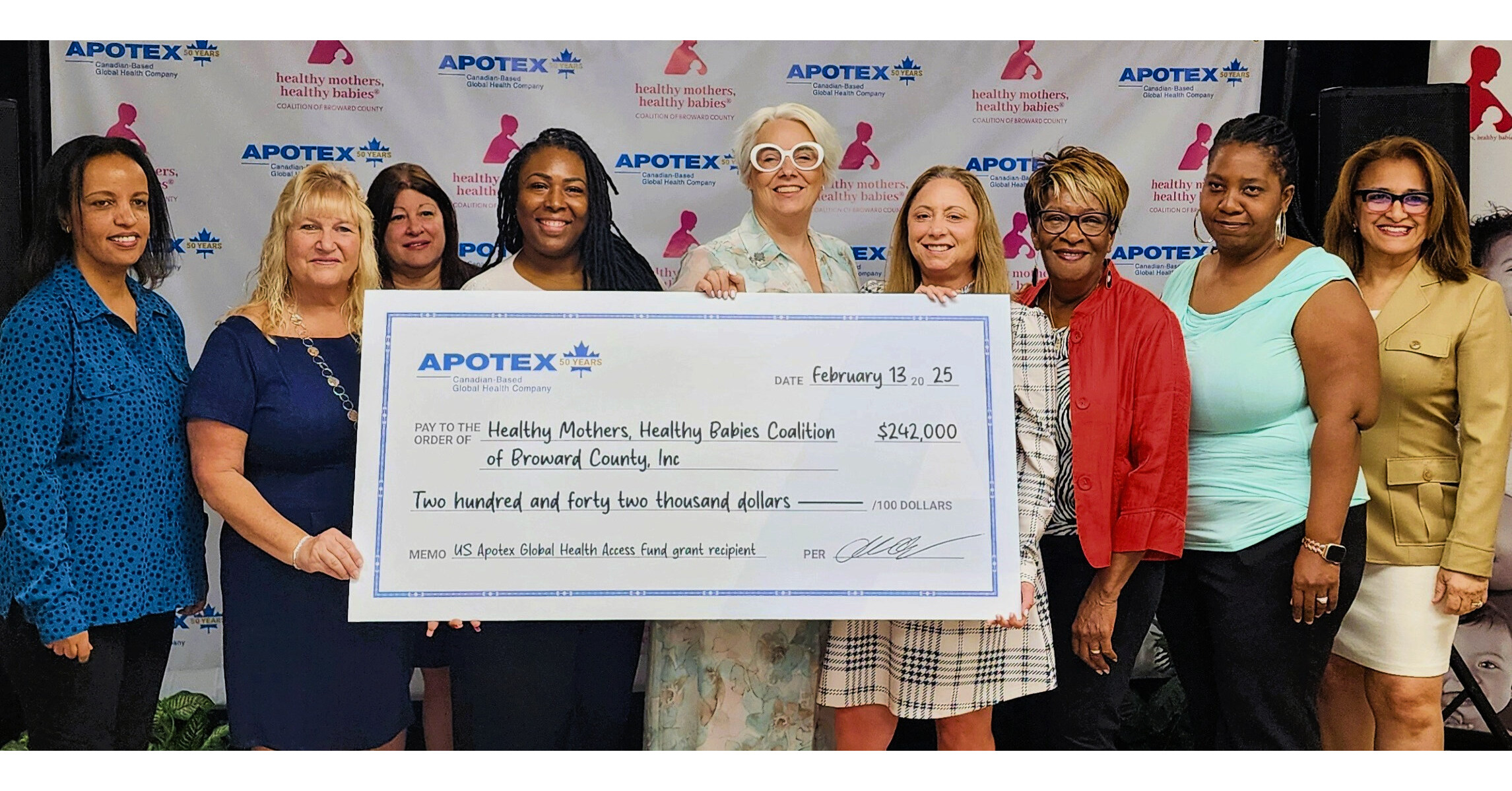 Apotex announces grant to Healthy Mothers, Healthy Babies Coalition of ...