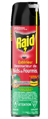 Raid® brand issues voluntary recall of Raid® Outdoor Ant Nest Destroyer ...