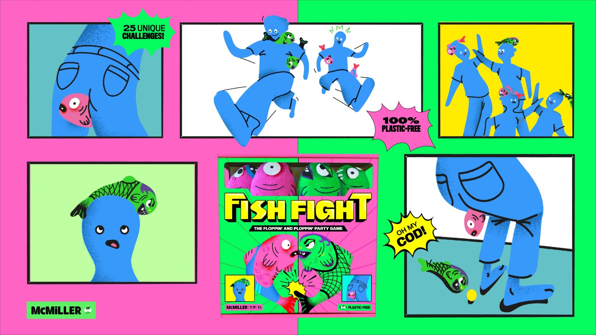 Half a Billion Viral Views and Counting - McMiller Games Debuts Fish Fight! at Toy Fair New York ...