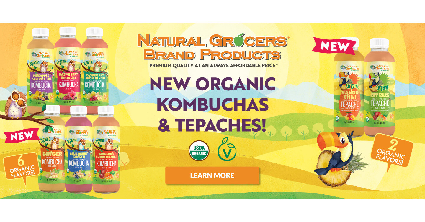 Natural Grocers® Releases New House-Brand Organic Raw Tepache and ...