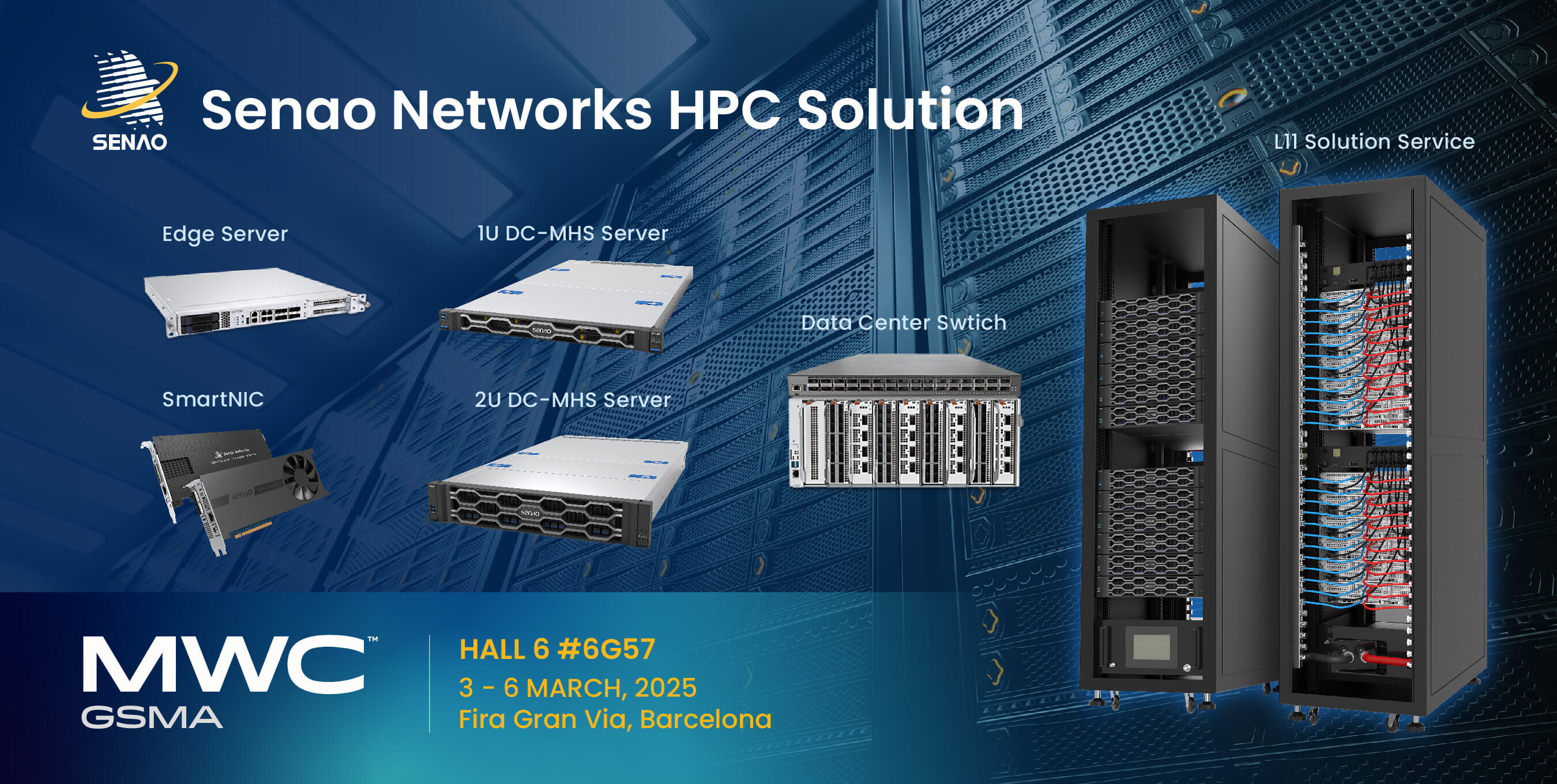 Senao Networks Unveils AI Driven Computing at MWC Barcelona 2025 - Feb 19, 2025