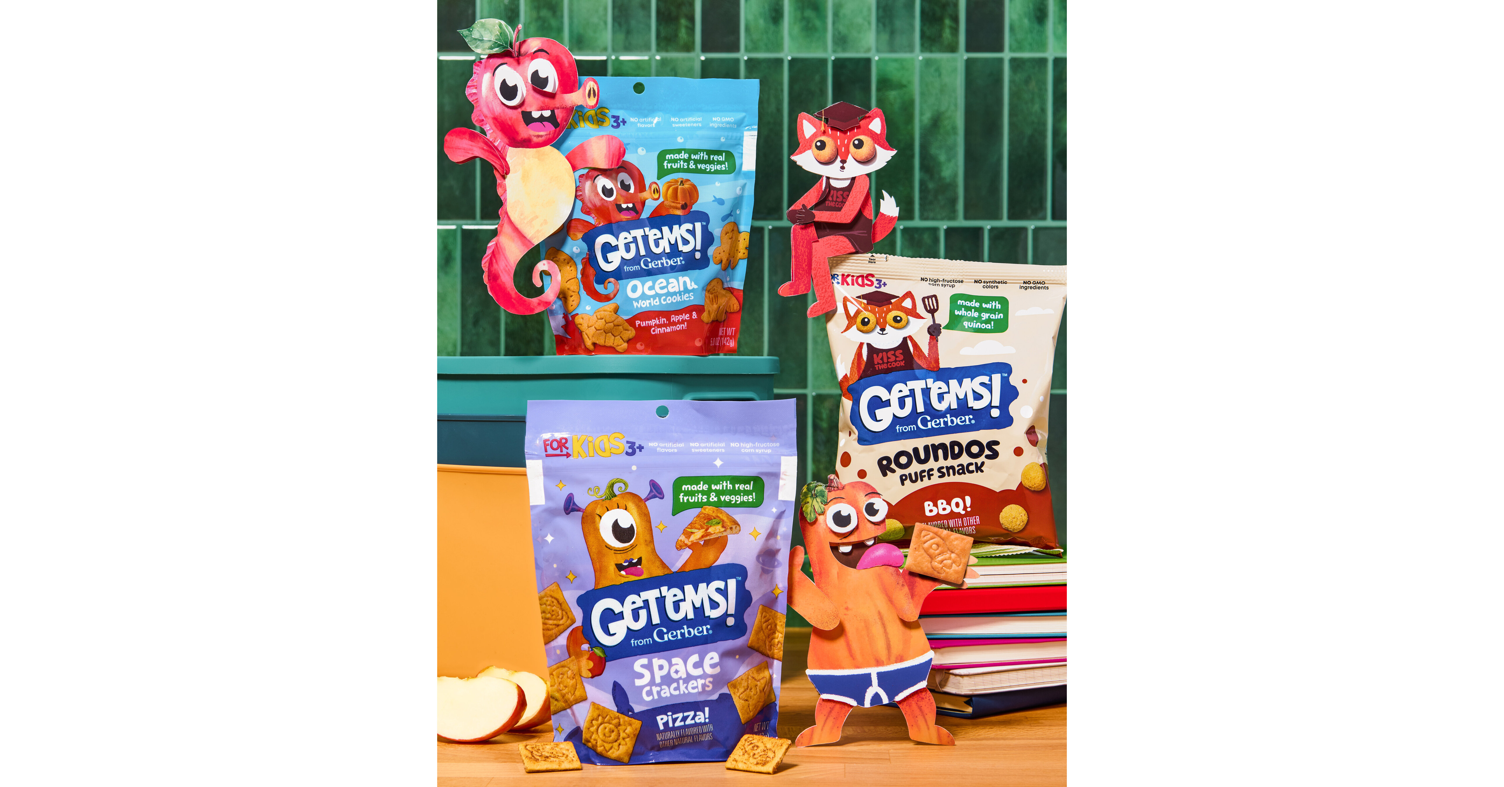 INTRODUCING GET'EMS!™ FROM GERBER®: A NEW SNACK LINE MADE FOR KIDS THAT ...