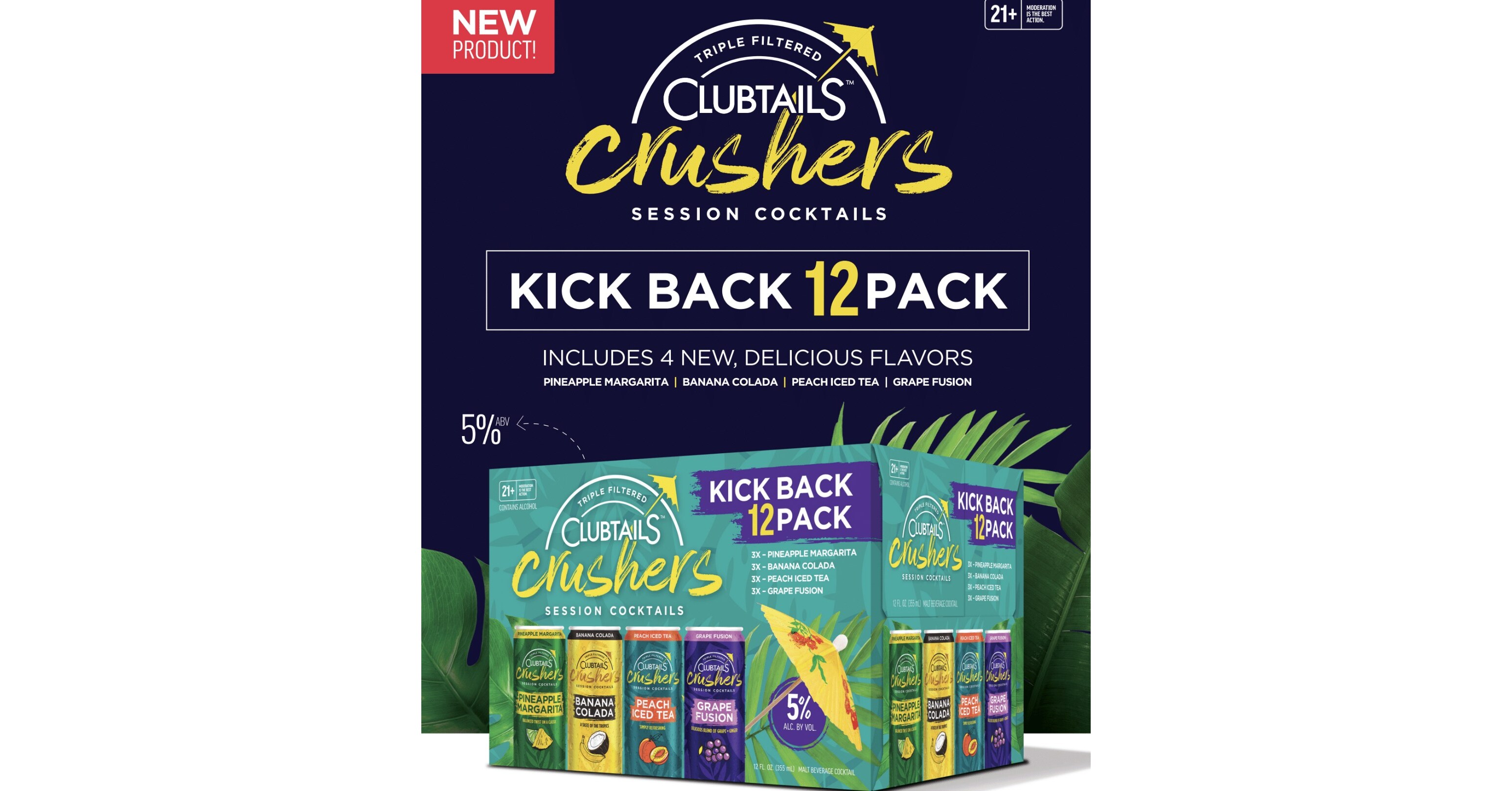 Clubtails - The Original Cocktail in a Can and Clubtails Crushers Pep ...