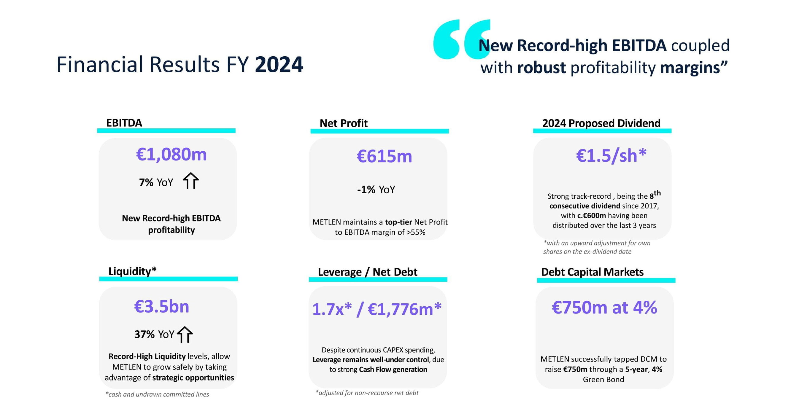 METLEN ENERGY & METALS: FLASH NOTE - FINANCIAL RESULTS 2024