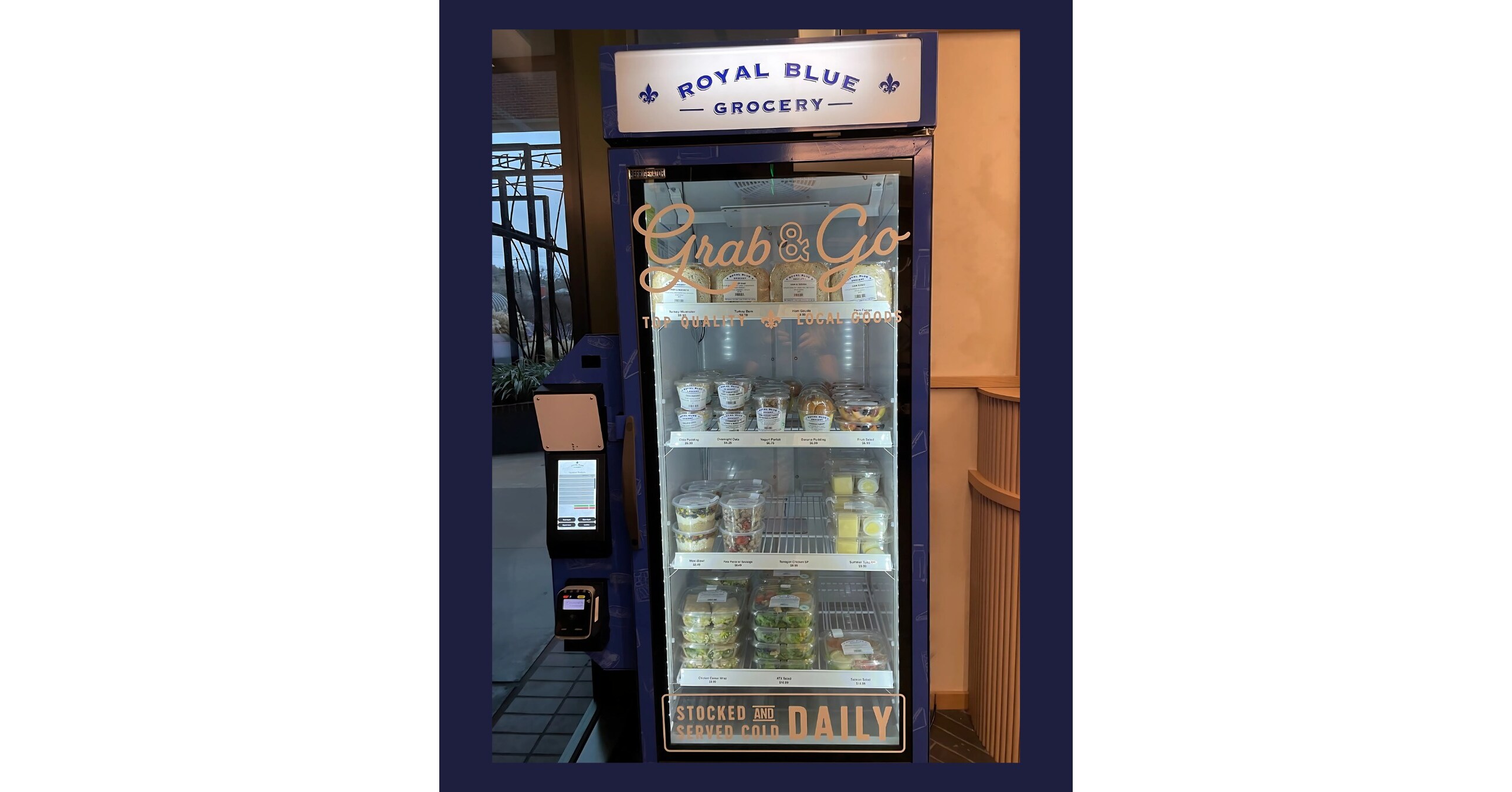 REDYREF Launches Smart Food Vending Fridge with Royal Blue Grocery at ...